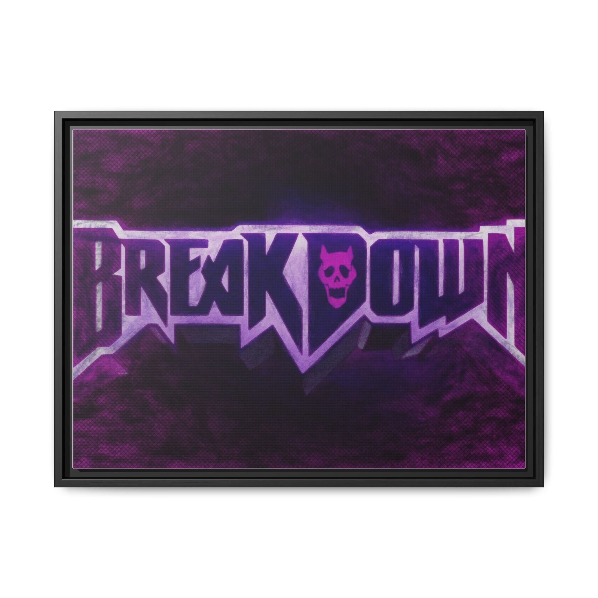 Anime Jojo's Bizarre Adventure Canvas Framed Art Print