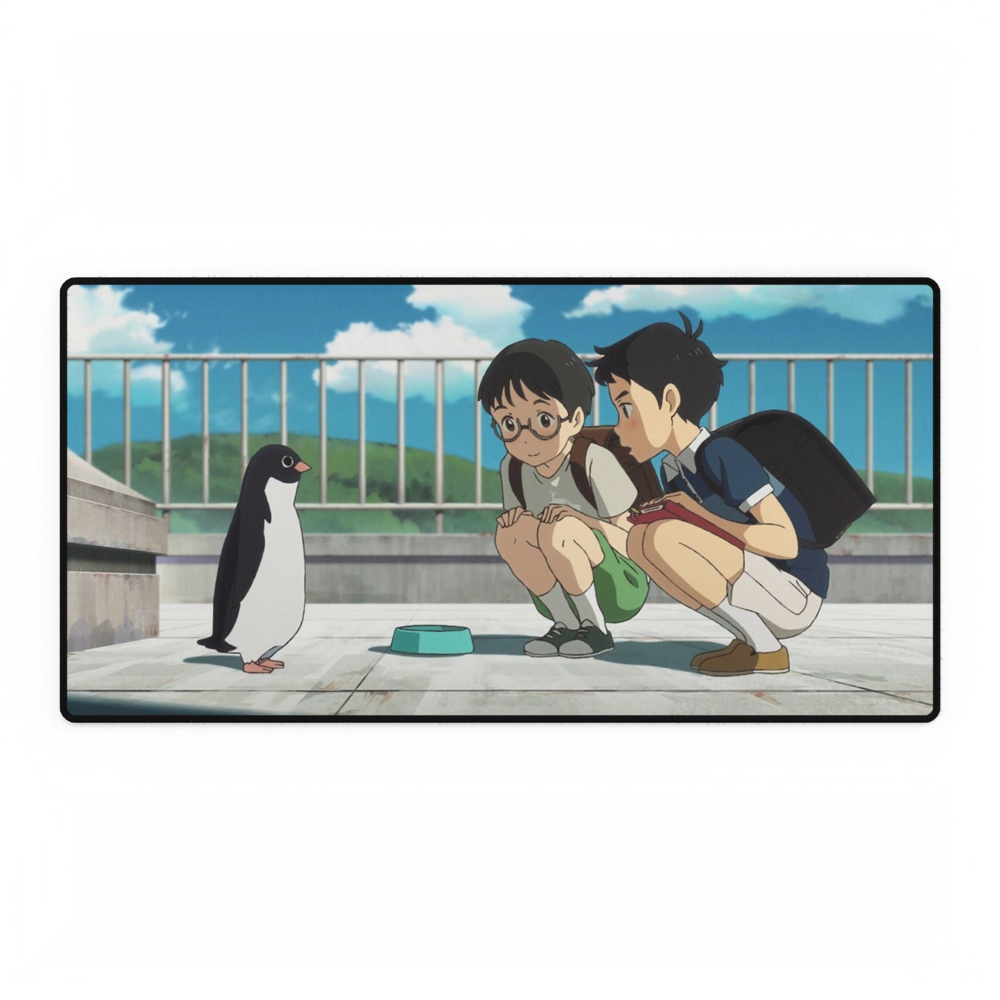 Penguin Highway Mouse Pad (Desk Mat)