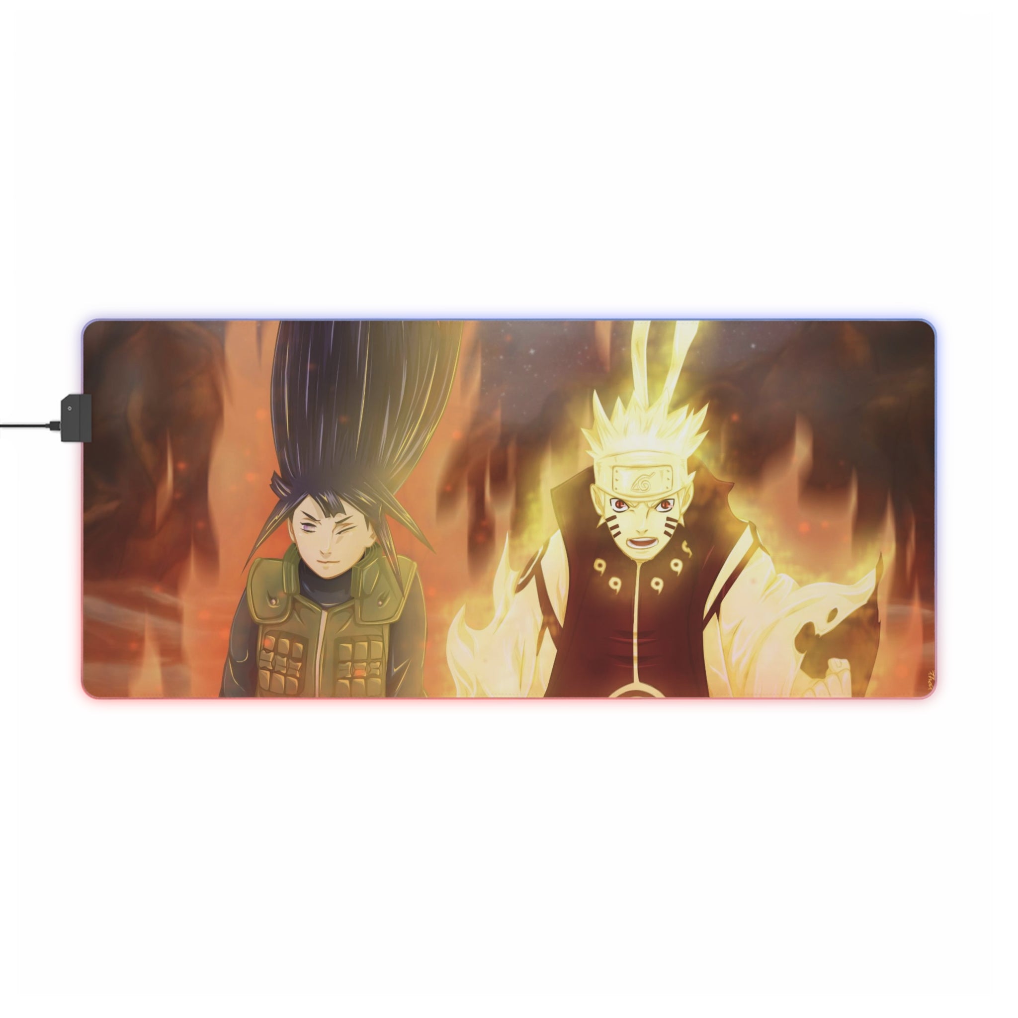 Anime Naruto RGB LED Mouse Pad (Desk Mat)