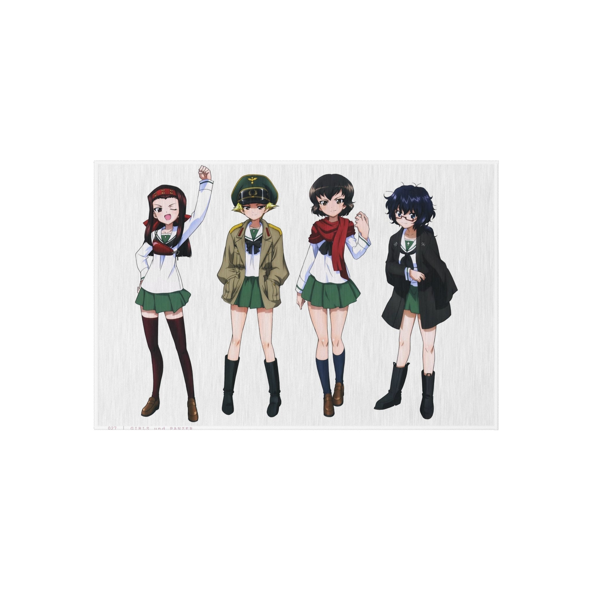 Girls und Panzer Rug