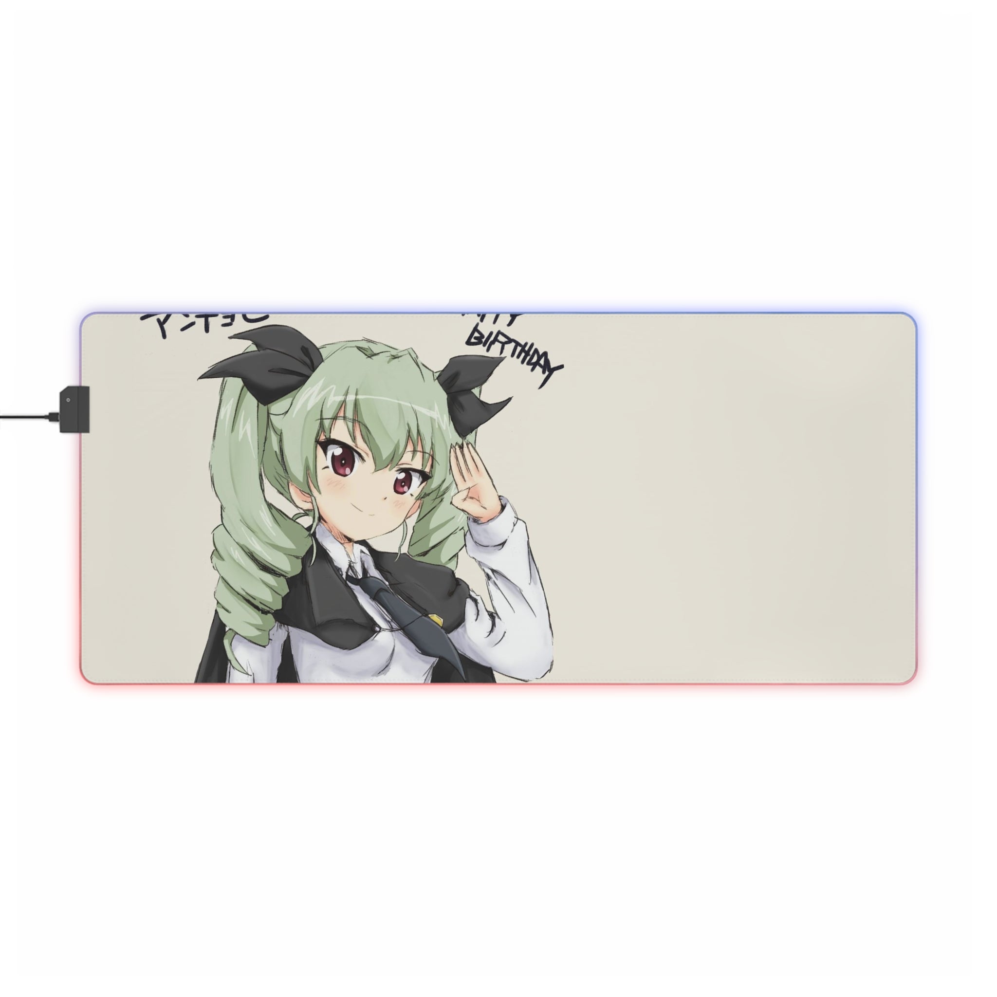 Girls und Panzer RGB LED Mouse Pad (Desk Mat) – Anime Desk Mat