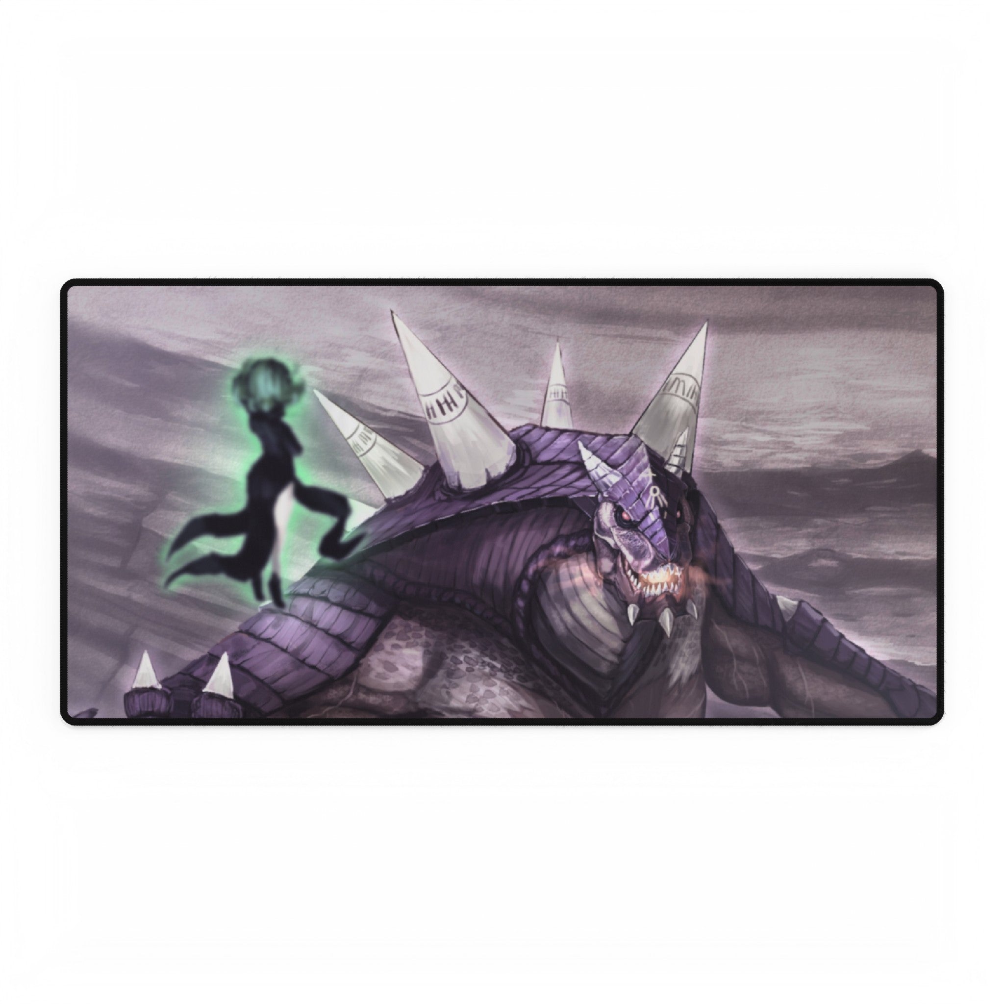 Tatsumaki Vs Terror Lizard Clan Mouse Pad (Desk Mat)
