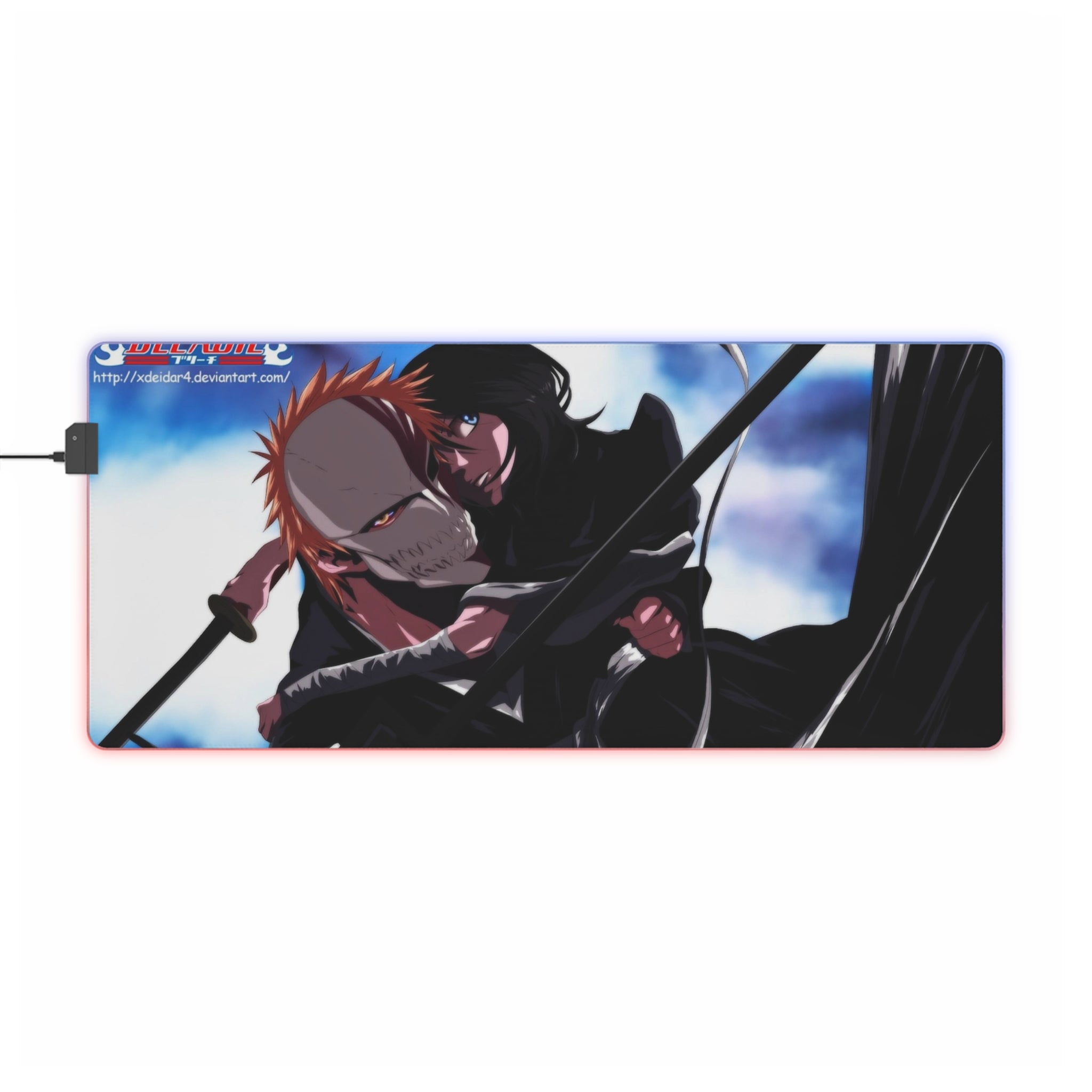 Anime Bleach RGB LED Mouse Pad (Desk Mat)