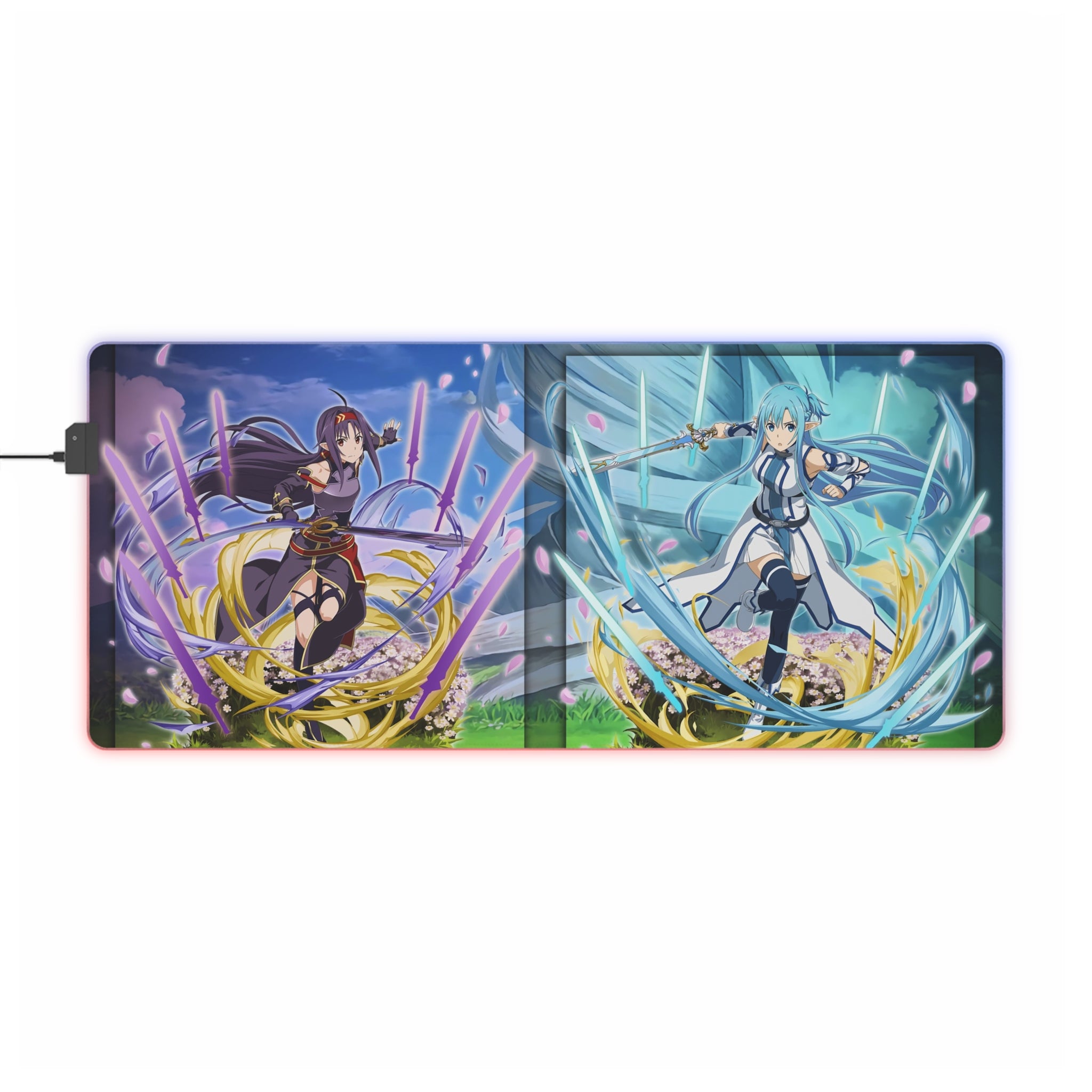 Memory Defrag - New Bond Banner RGB LED Mouse Pad (Desk Mat)