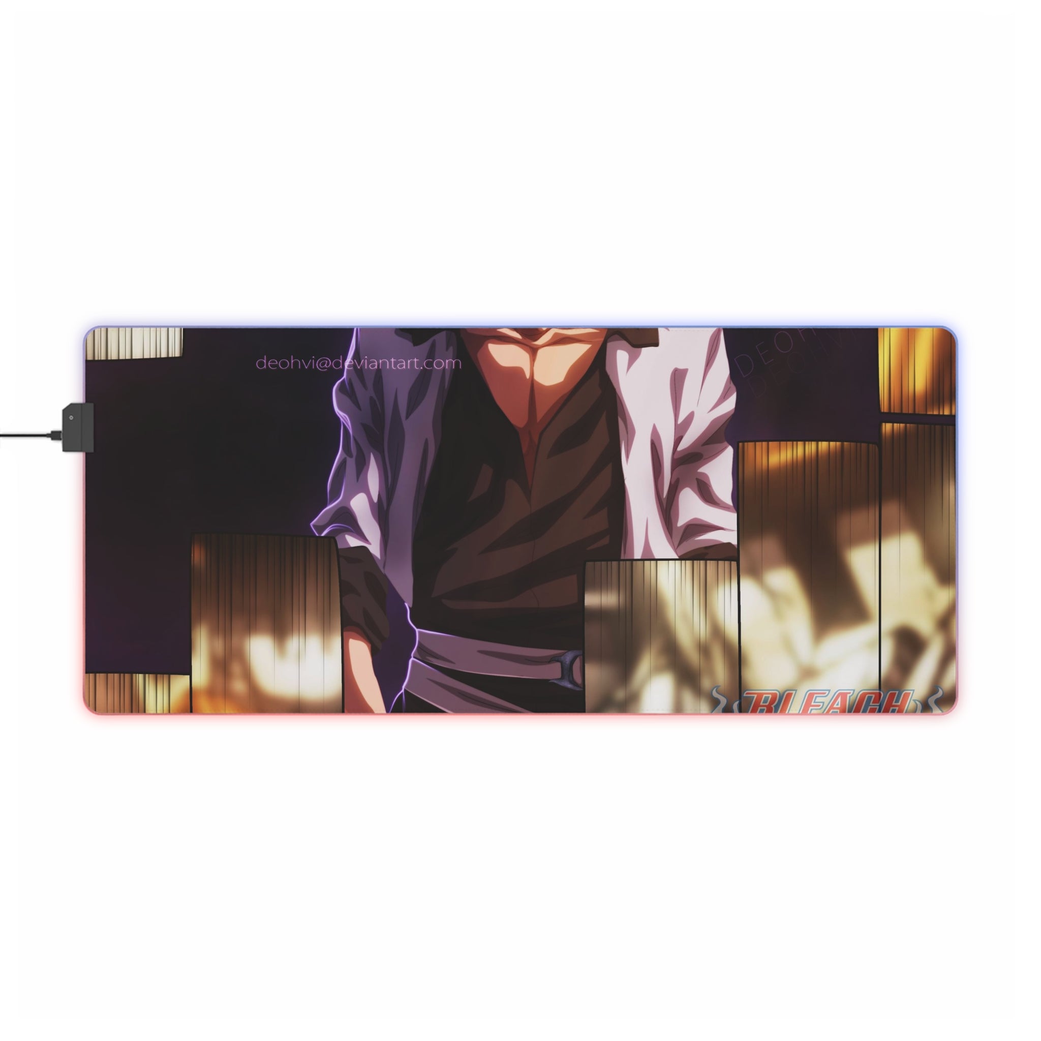 Anime Bleach RGB LED Mouse Pad (Desk Mat)