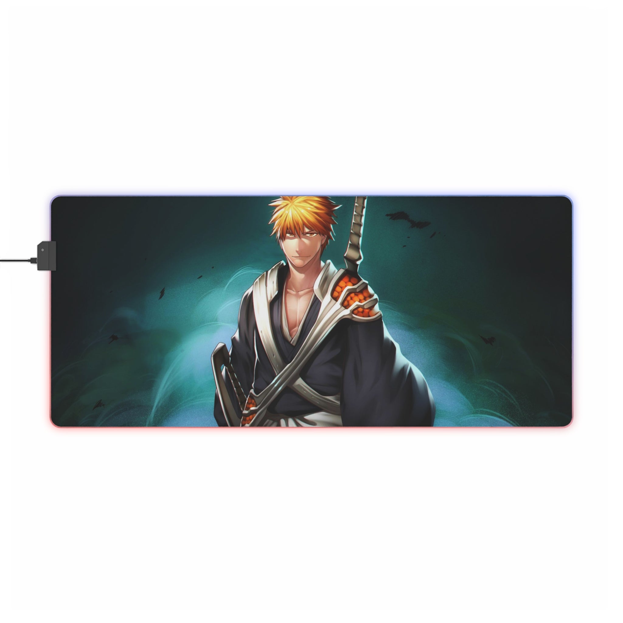 Anime Bleach RGB LED Mouse Pad (Desk Mat)