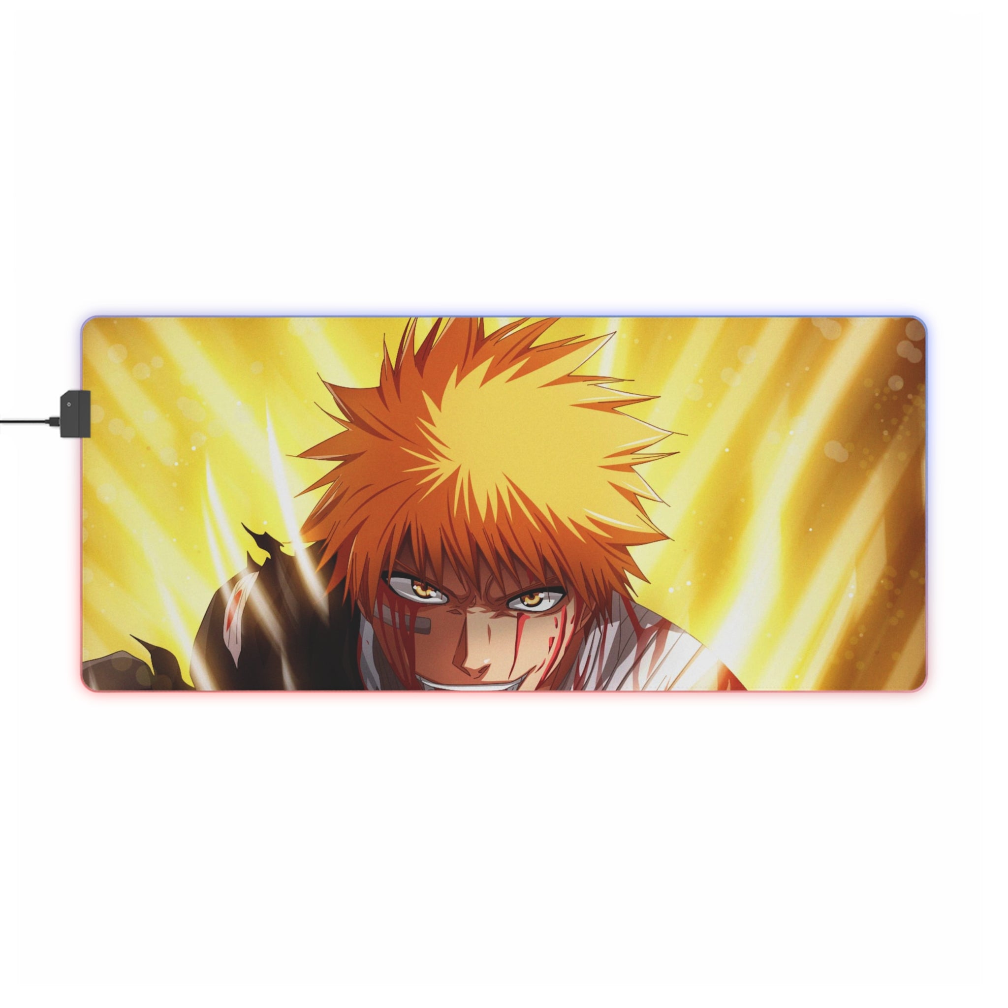 Anime Bleach RGB LED Mouse Pad (Desk Mat)