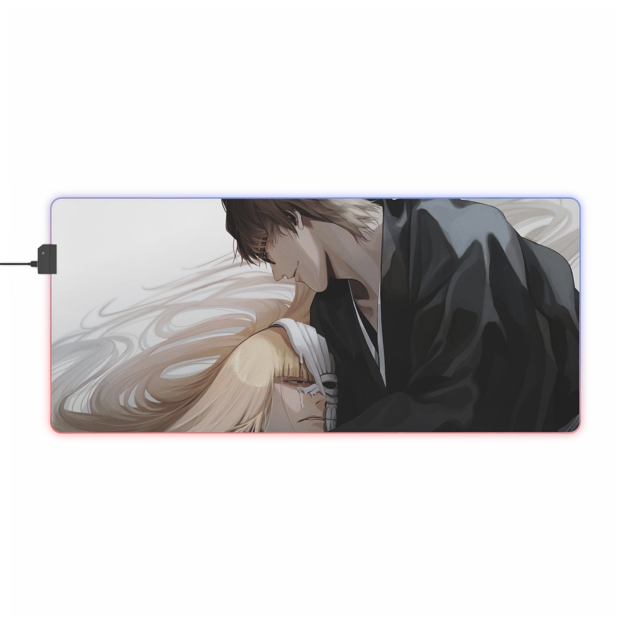 Sōsuke Aizen & Shinji Hirako RGB LED Mouse Pad (Desk Mat)