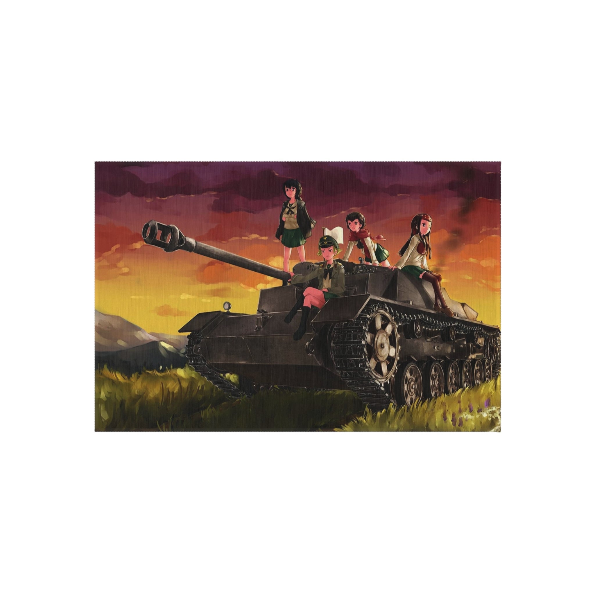 Girls und Panzer Rug