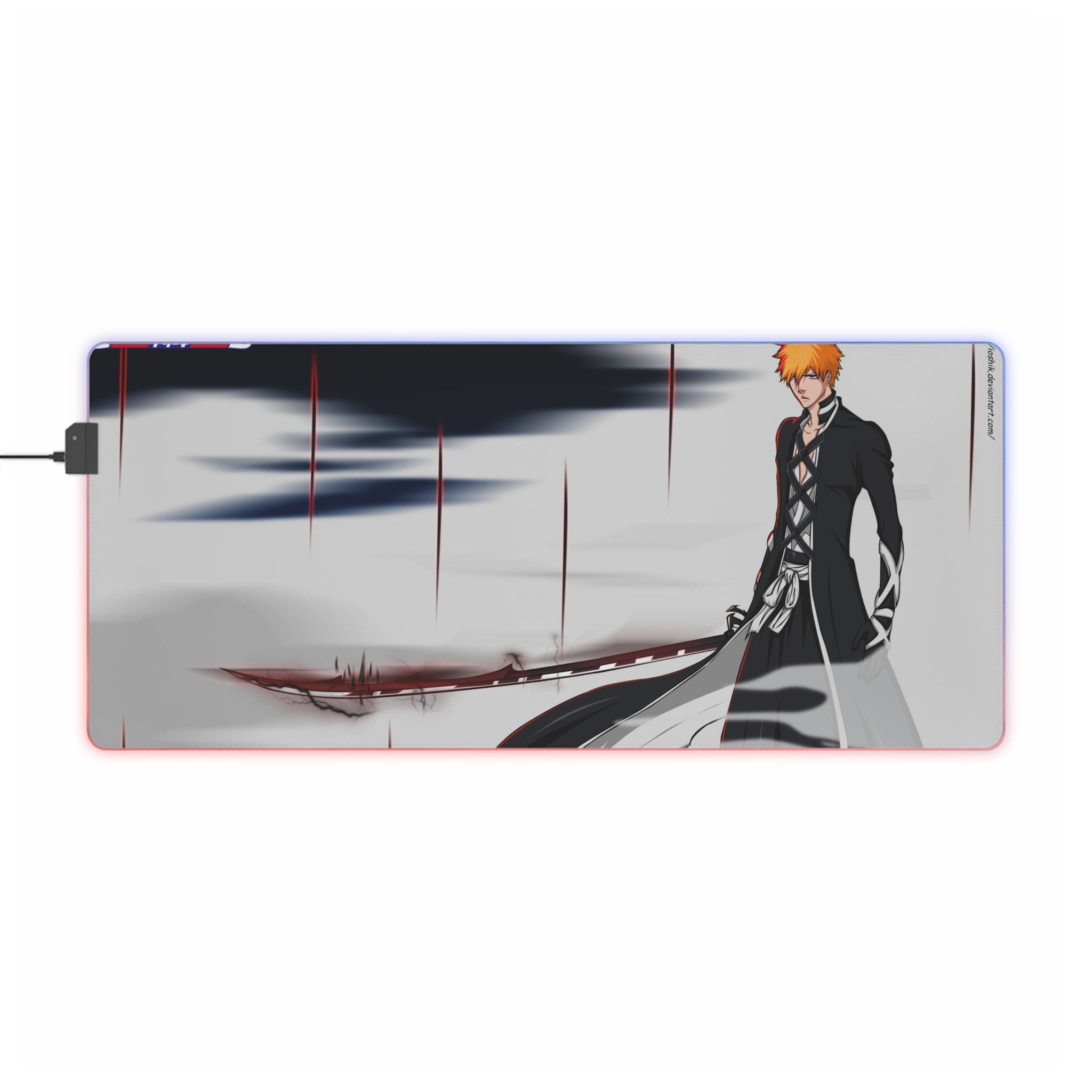 Anime Bleach RGB LED Mouse Pad (Desk Mat)