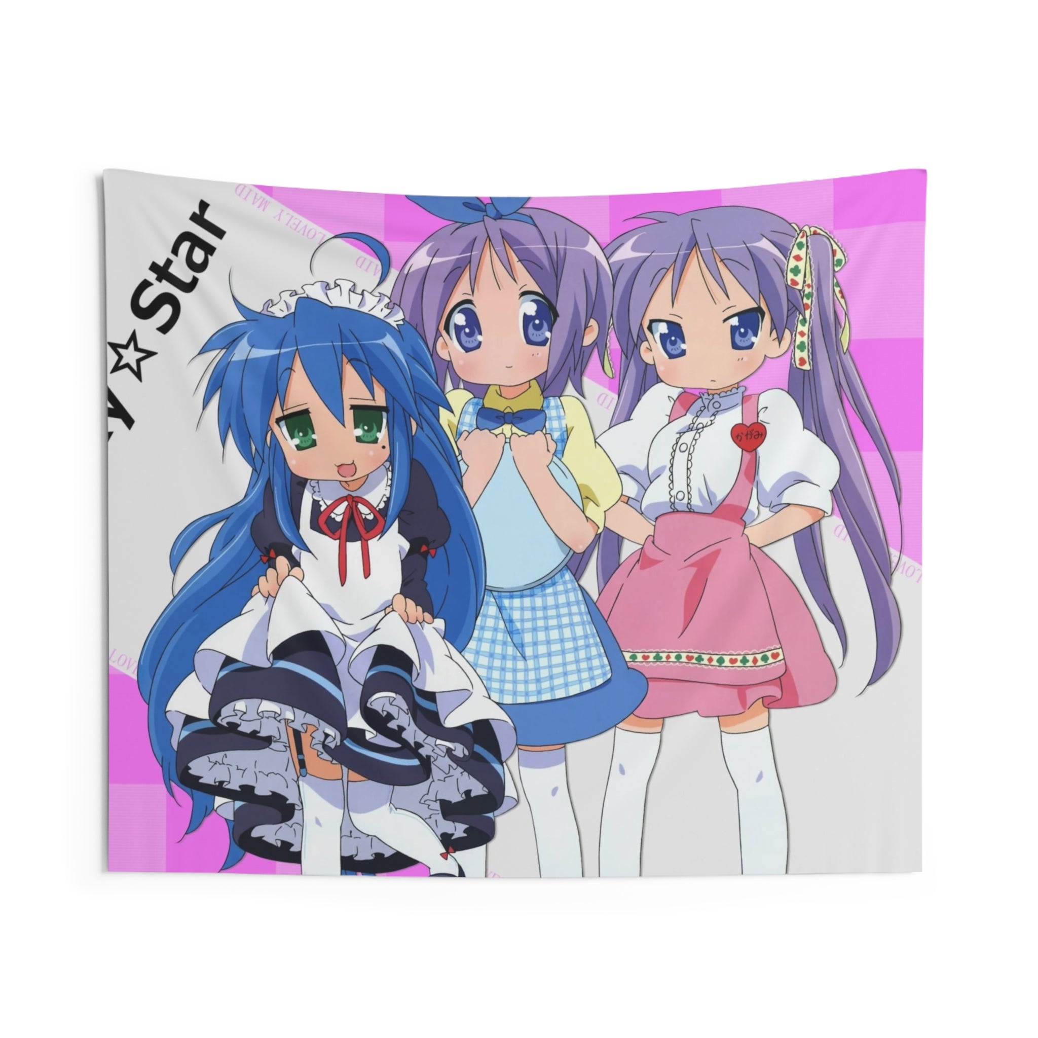 Lucky Star Konata Izumi, Kagami Hiiragi, Tsukasa Hiiragi Indoor Wall T