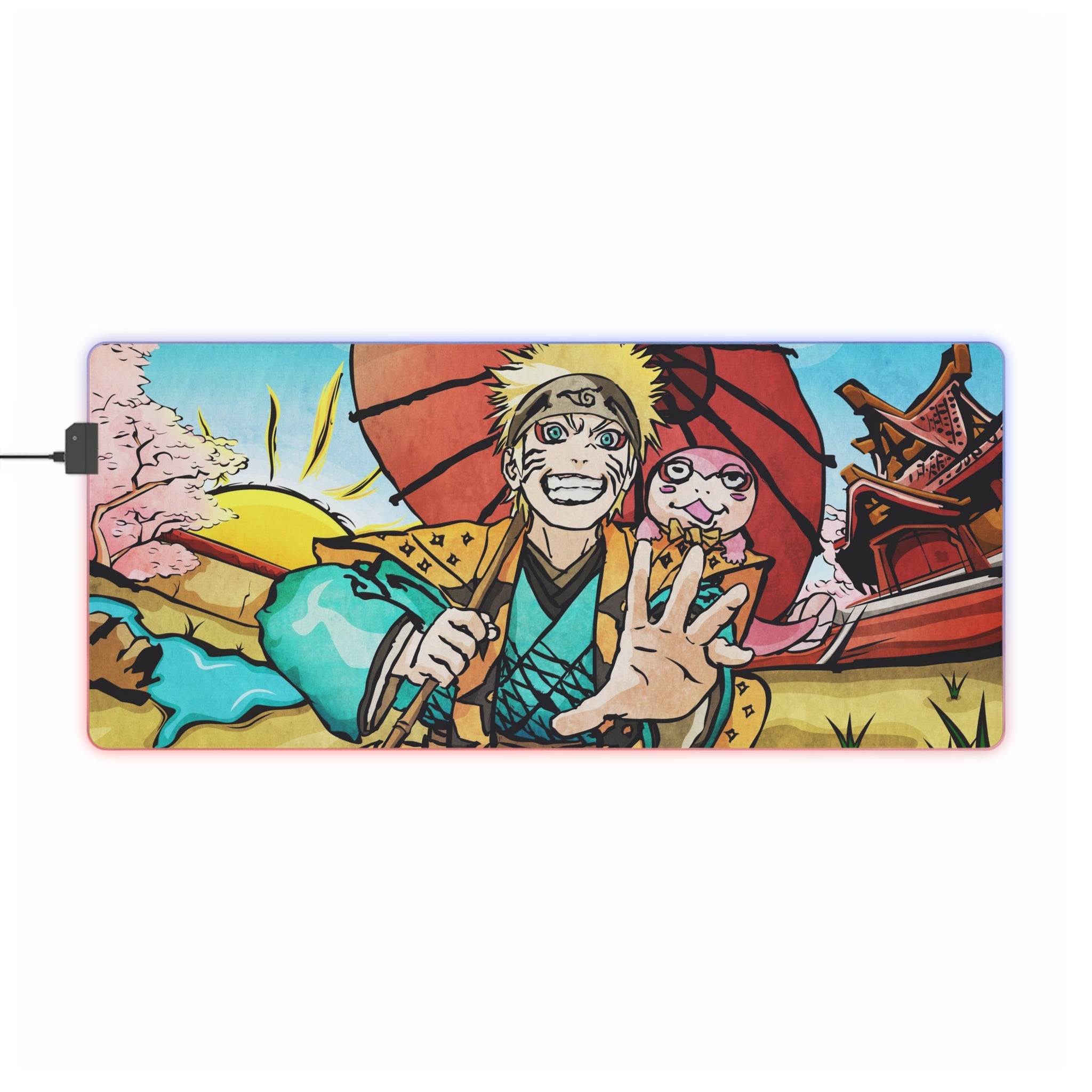 Anime Naruto RGB LED Mouse Pad (Desk Mat)