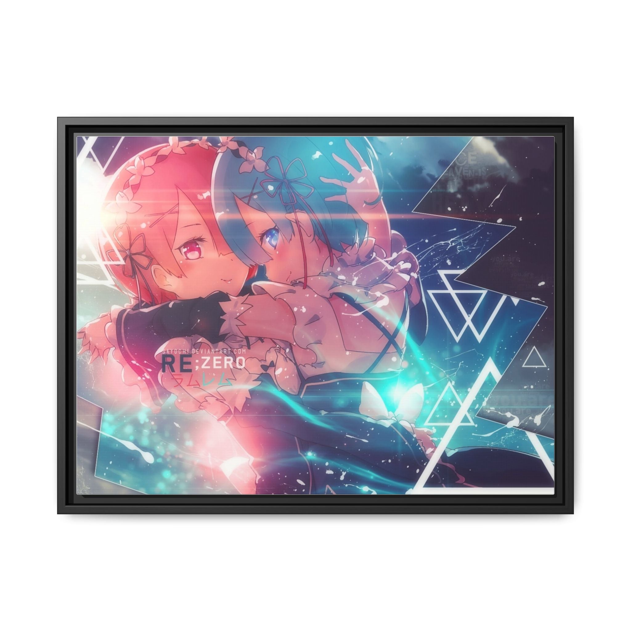 Anime Re:ZERO -Starting Life in Another World- Canvas Framed Art Print