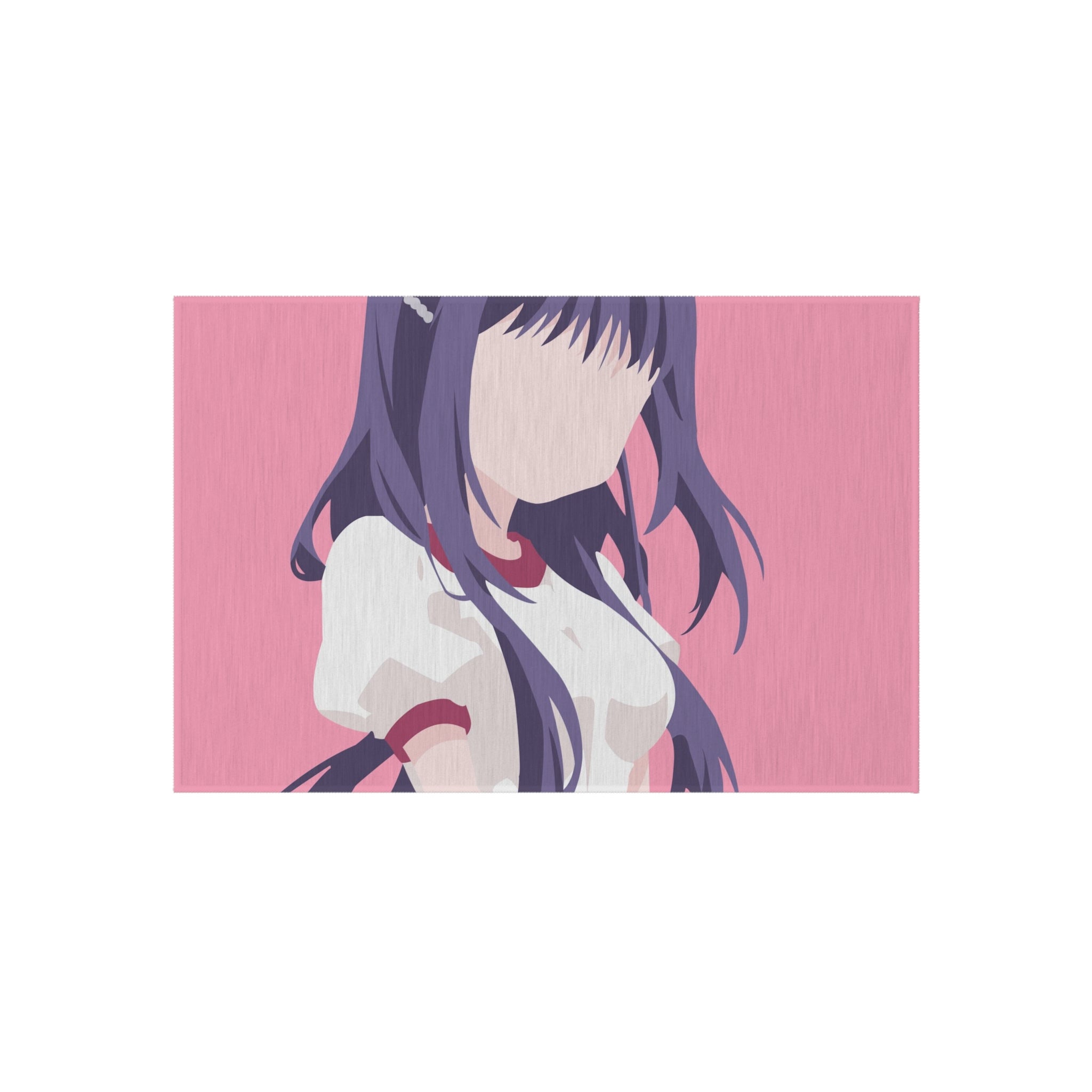 hibari anne happy minimalist Rug