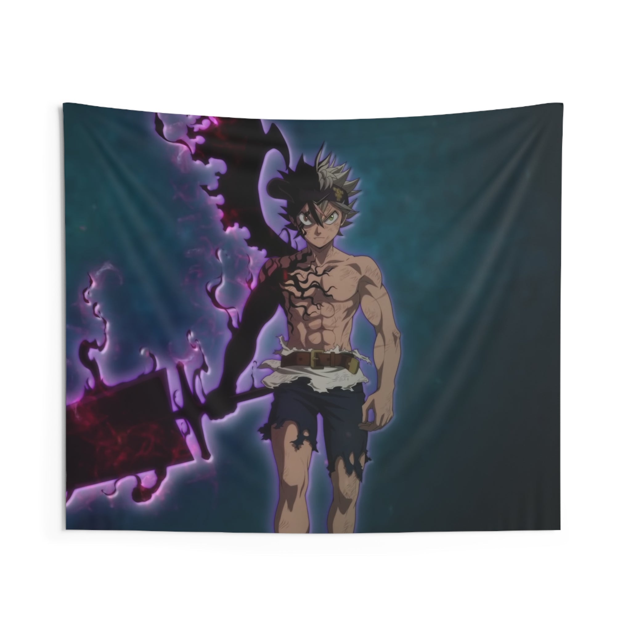Black Clover Asta Indoor Wall Tapestry