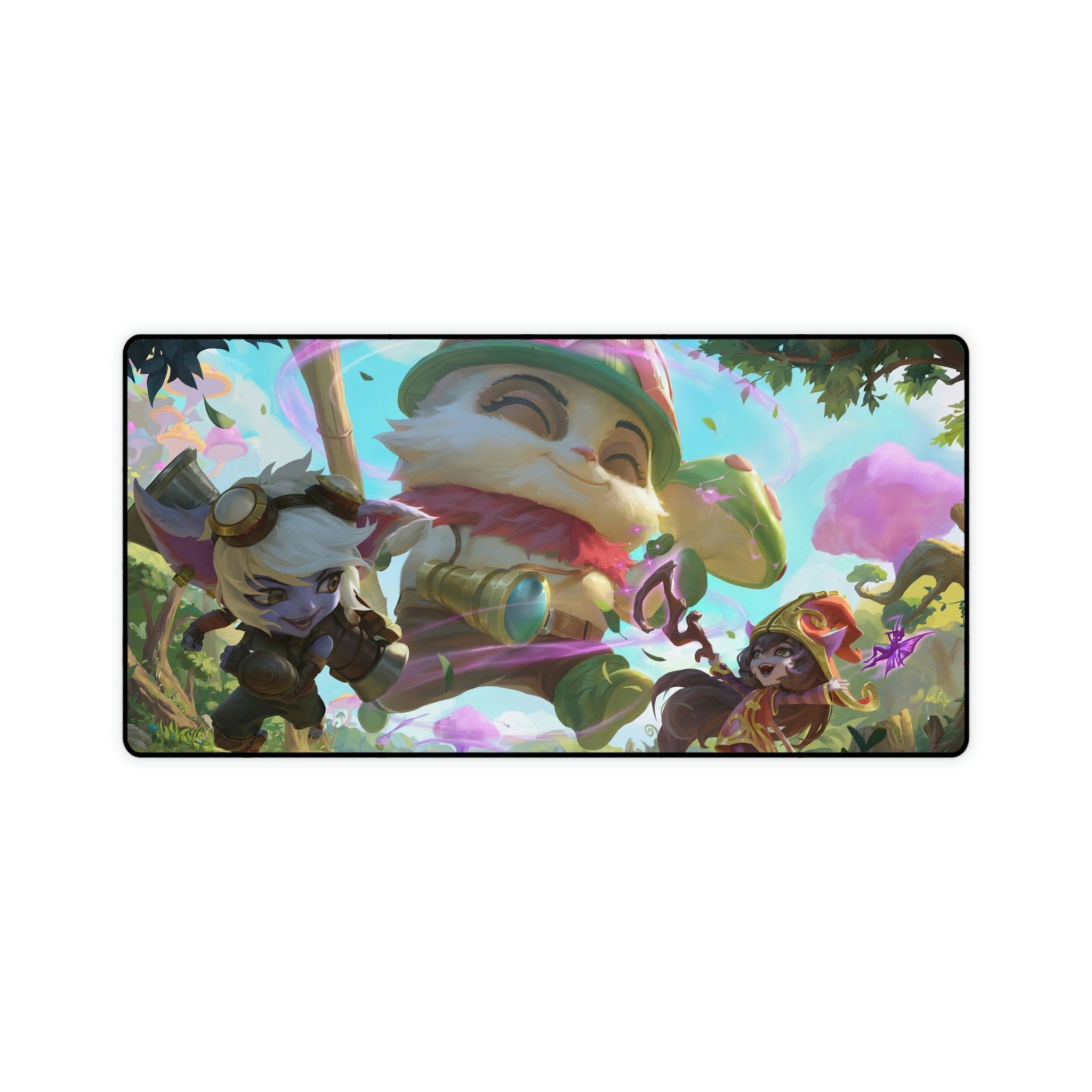 LoL Yordle Teemo Tristana Lulu Mouse Pad (Desk Mat)