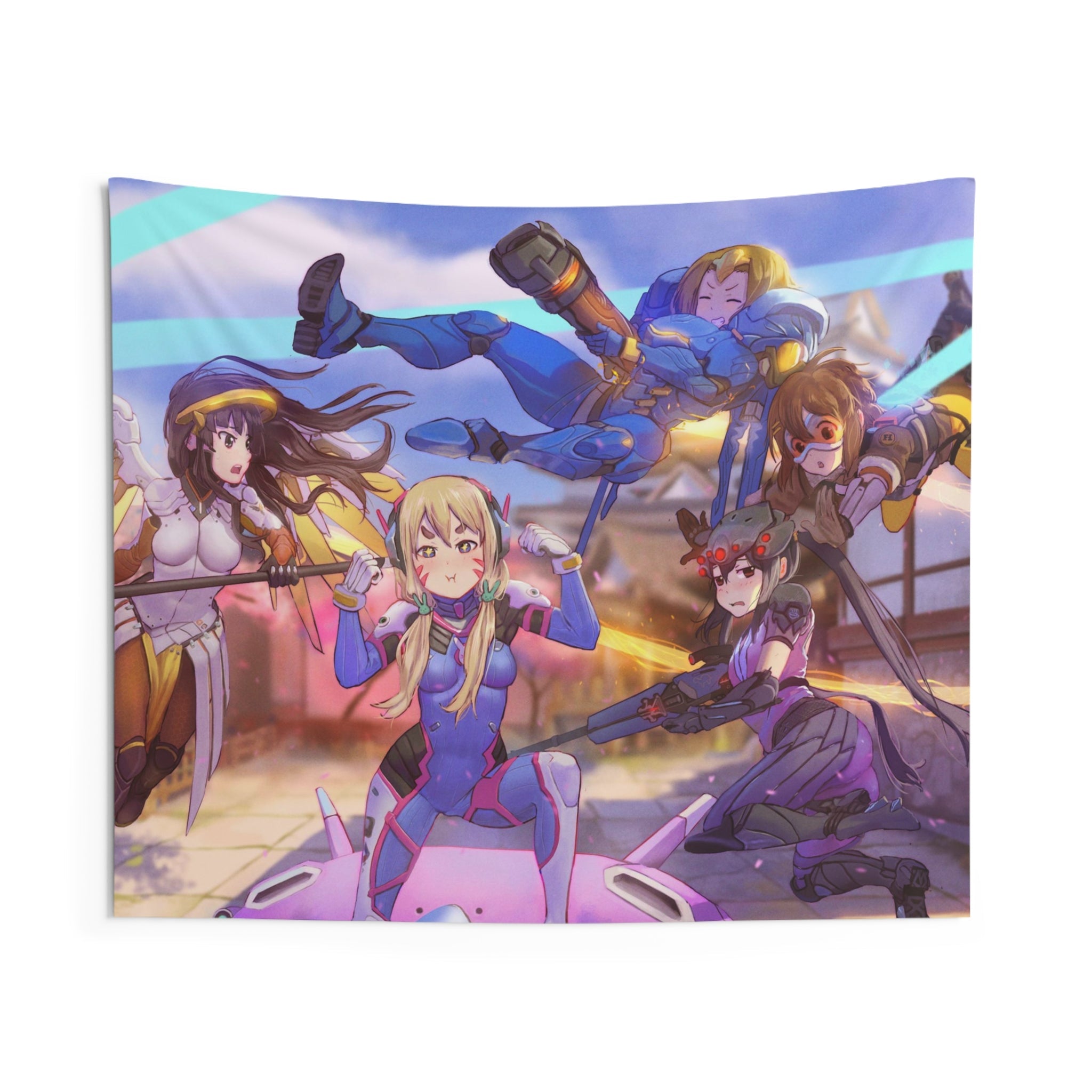 K-ON! x Overwatch Indoor Wall Tapestry