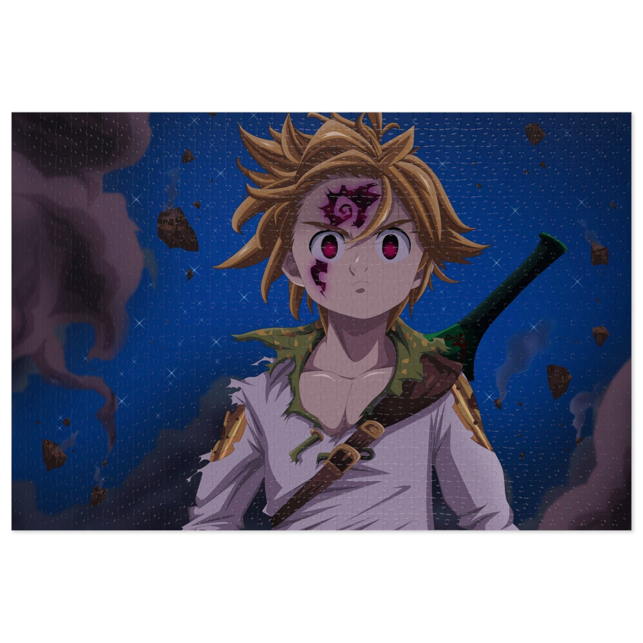 Meliodas Awake His Demon Blood Evil Power - Leader Of 10 Commandements