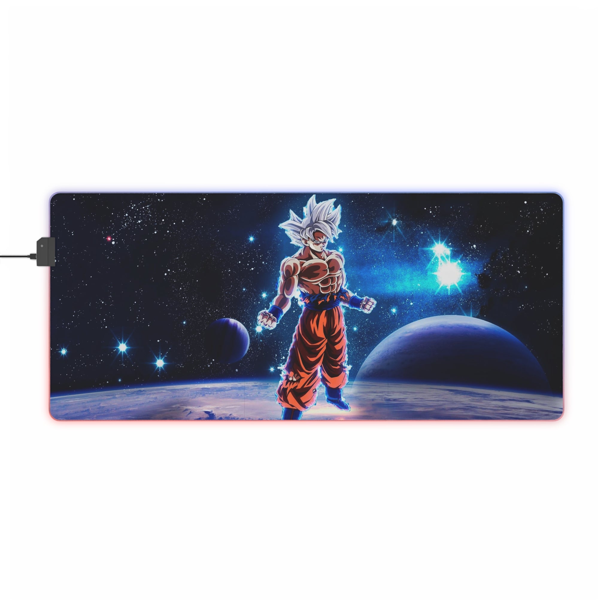 Goku Ultra Instinct RGB LED Mouse Pad (Desk Mat)