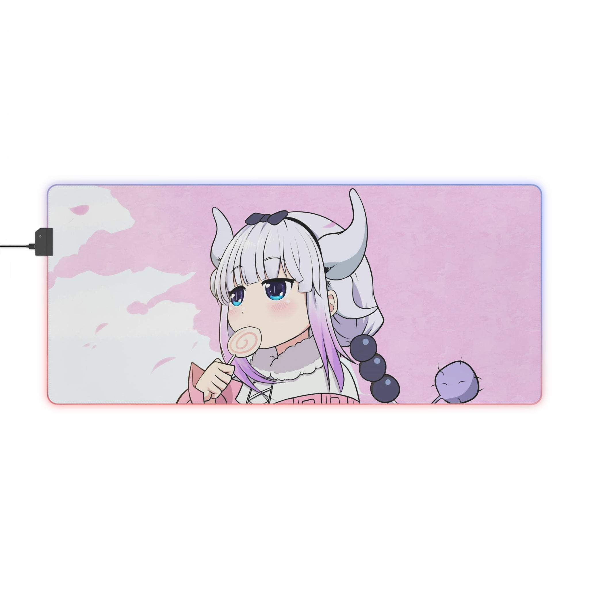 Miss Kobayashi's Dragon Maid RGB LED Mouse Pad (Desk Mat)