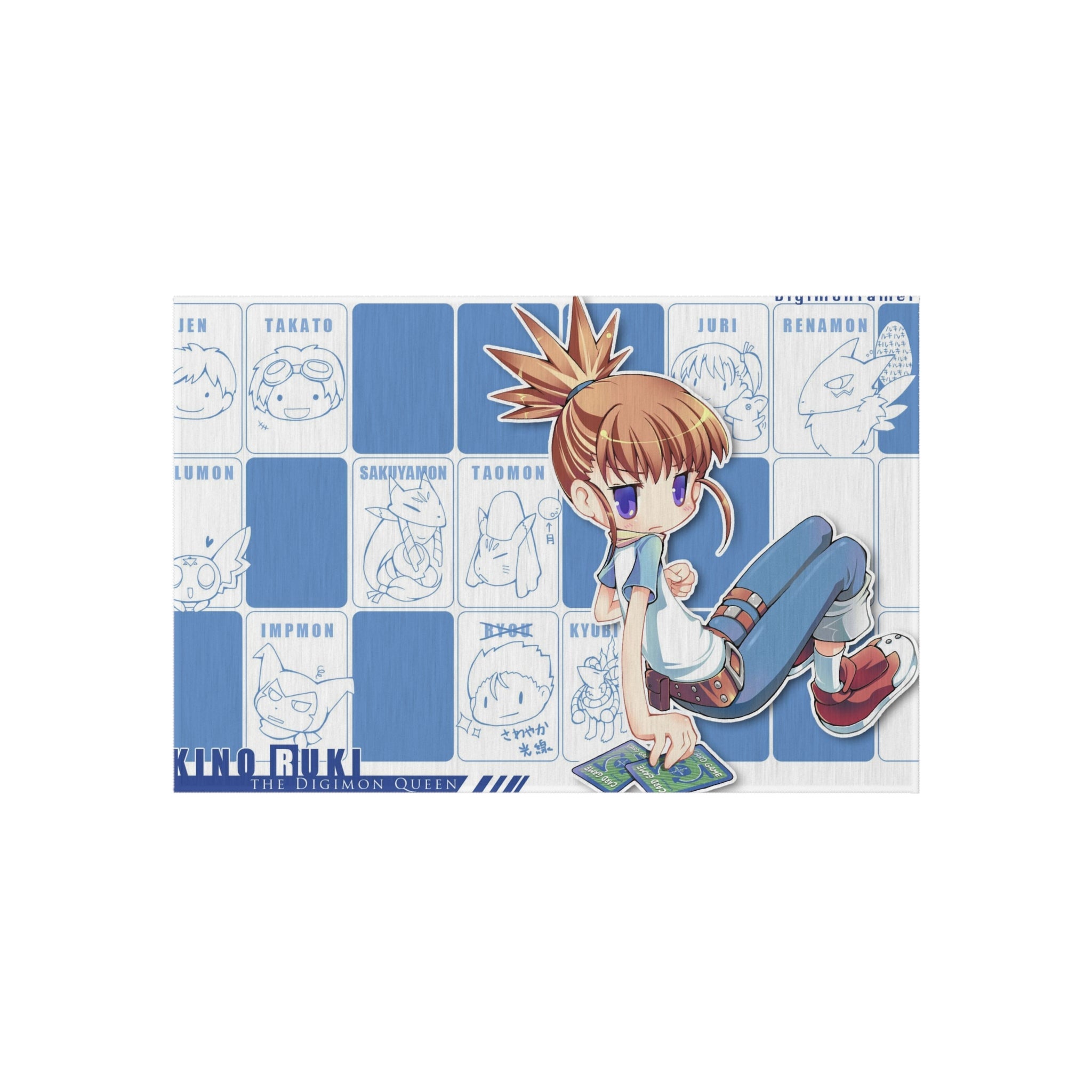 Anime Digimon Rug