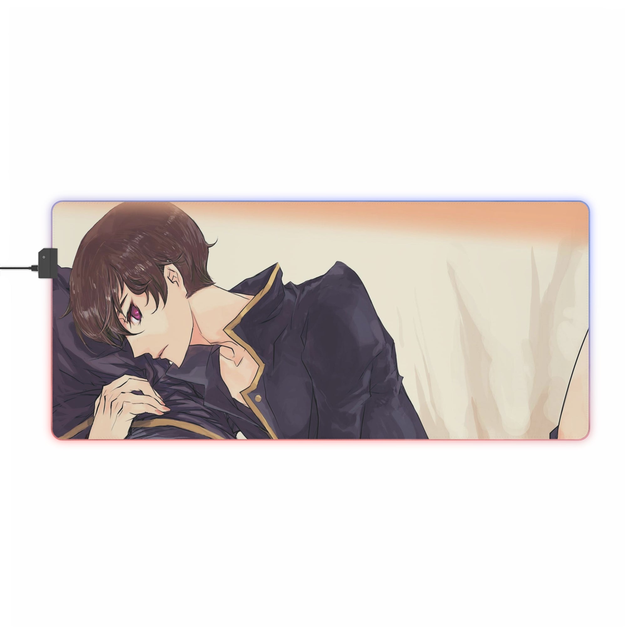 Code Geass Suzaku Kururugi RGB LED Mouse Pad (Desk Mat) – Anime Desk Mat