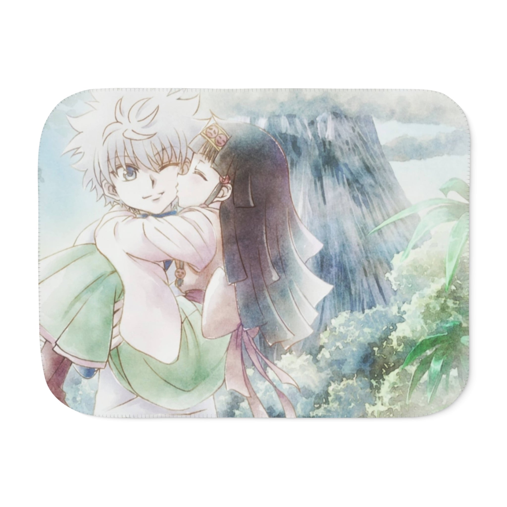 Killua Zoldyck Sherpa Blanket