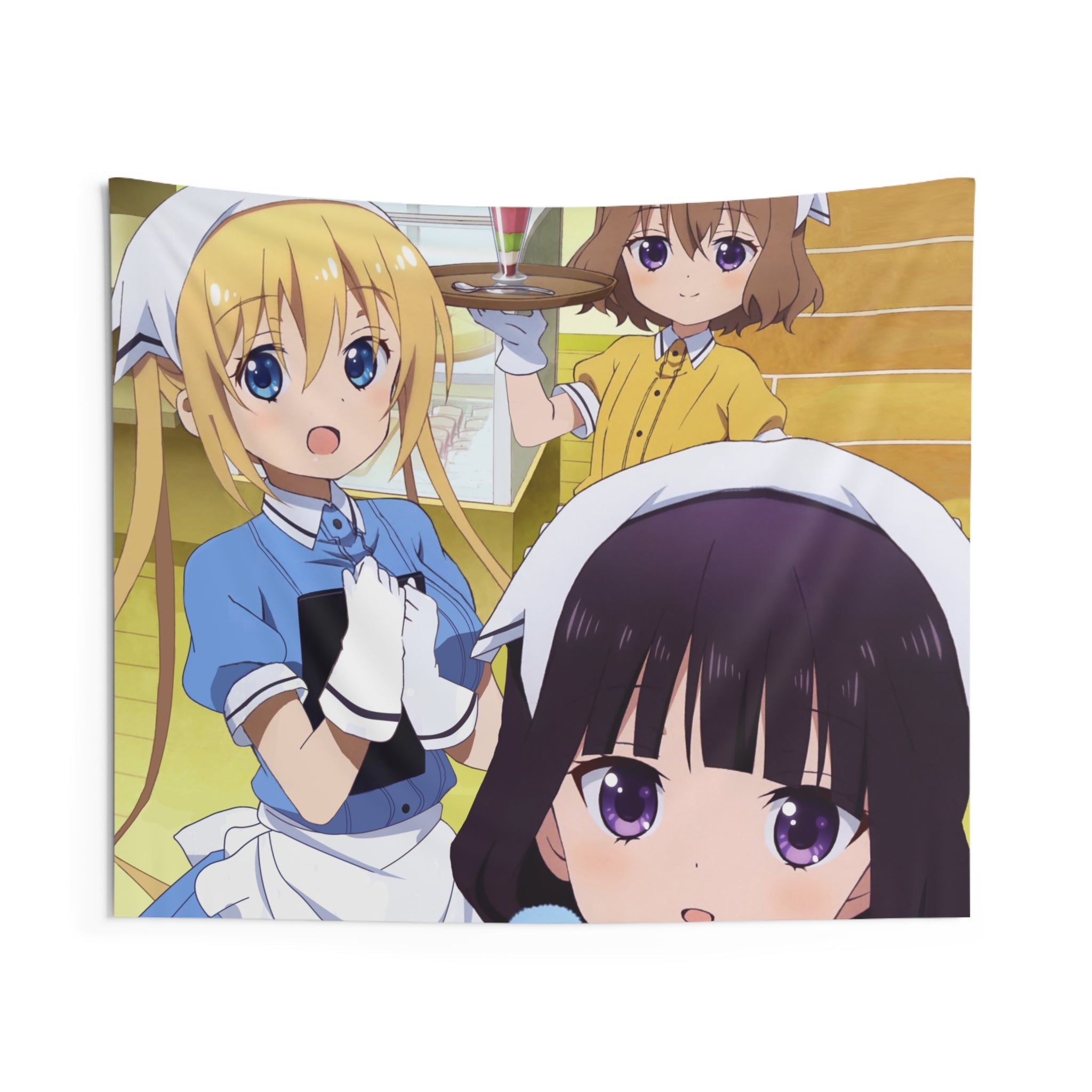 Blend S Maika Sakuranomiya, Kaho Hinata, Mafuyu Hoshikawa Indoor Wall