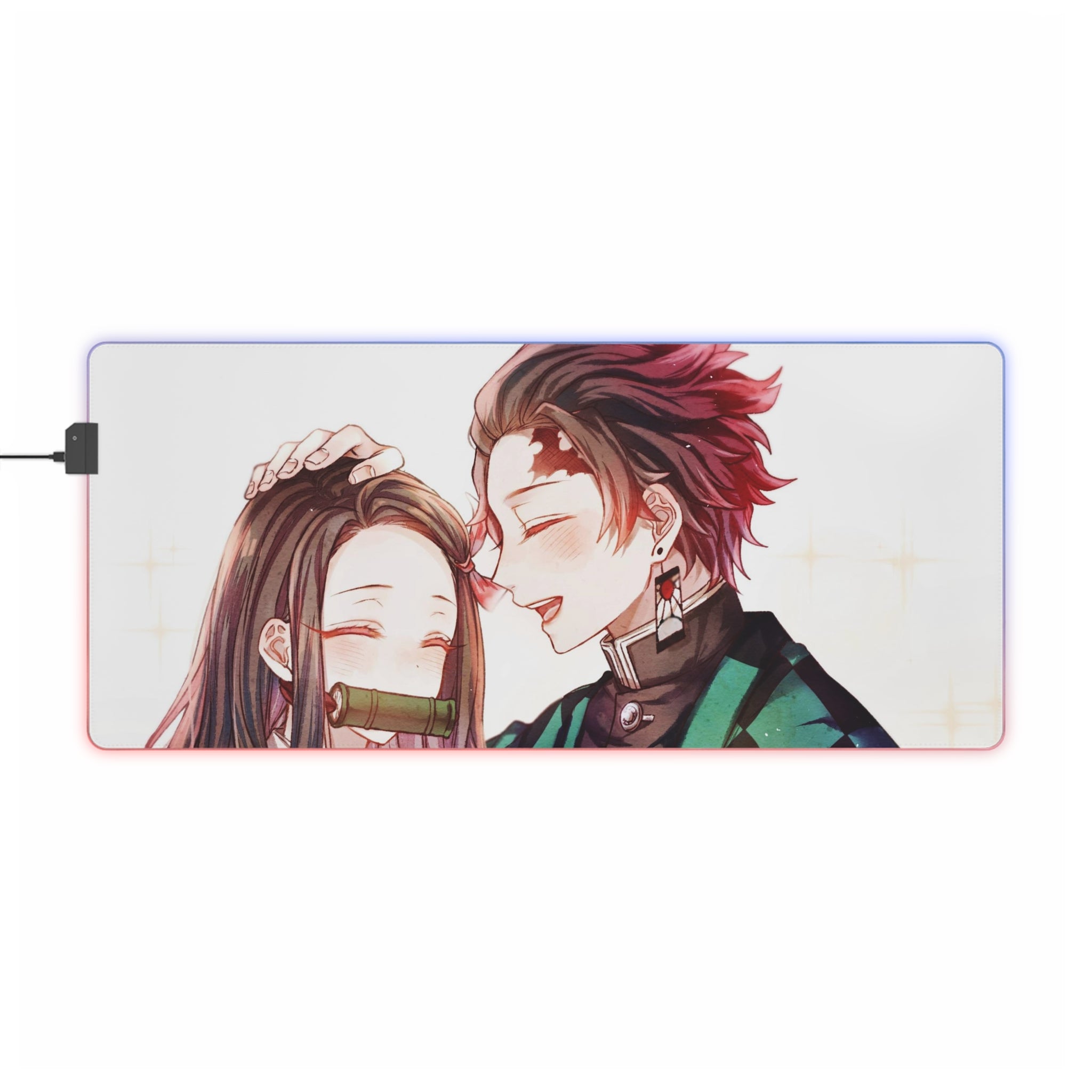 Demon Slayer: Kimetsu no Yaiba RGB LED Mouse Pad (Desk Mat) – Anime ...
