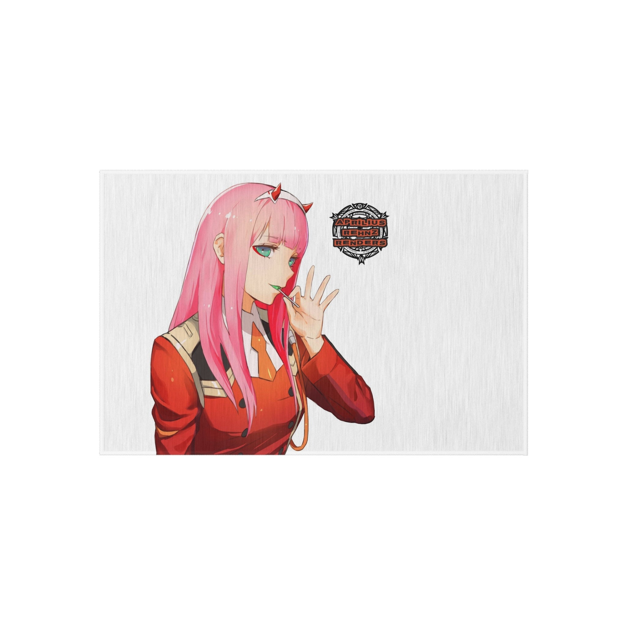 Zero two render Rug