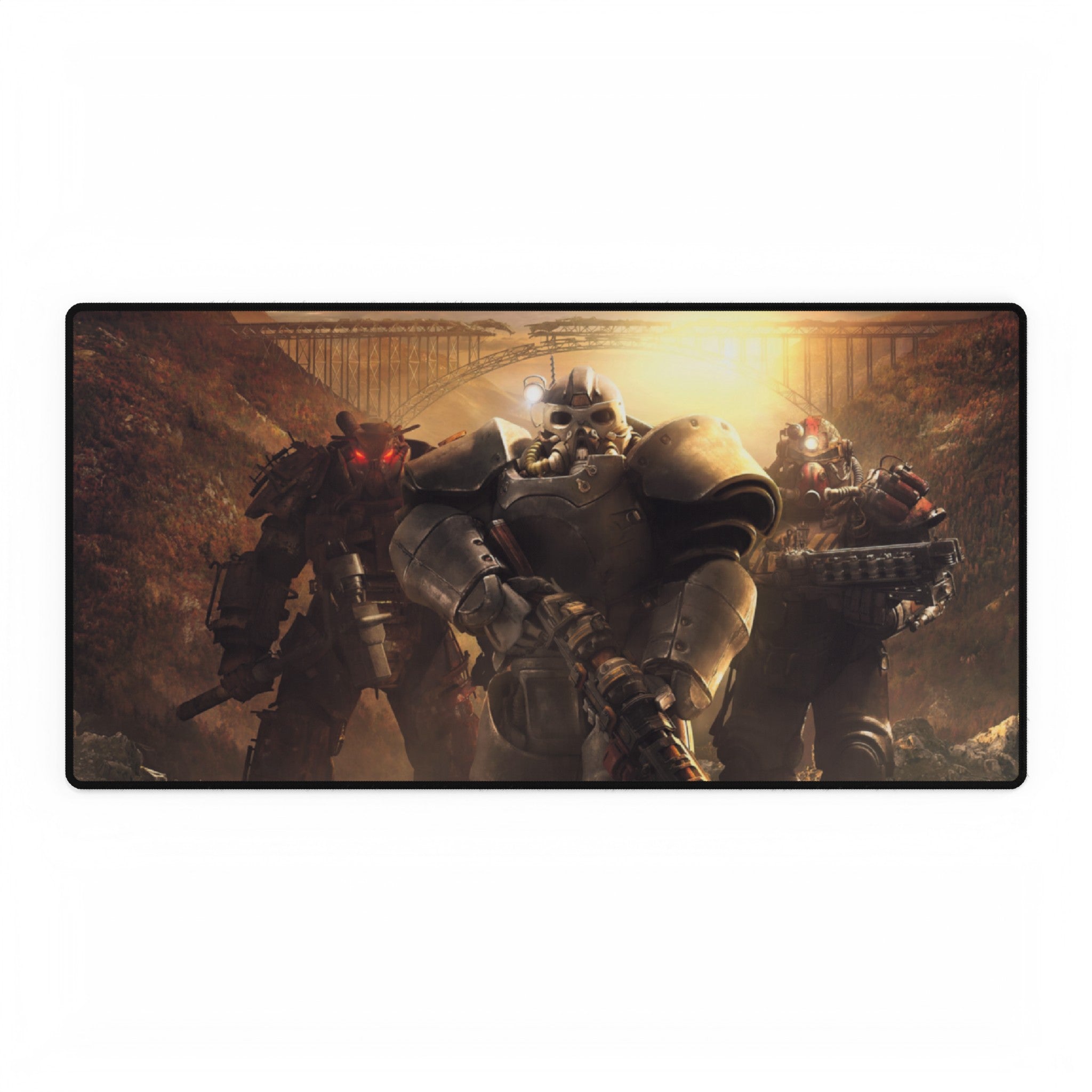 Me and the boys getting ready to raid the wasteland Mouse Pad (Desk Ma