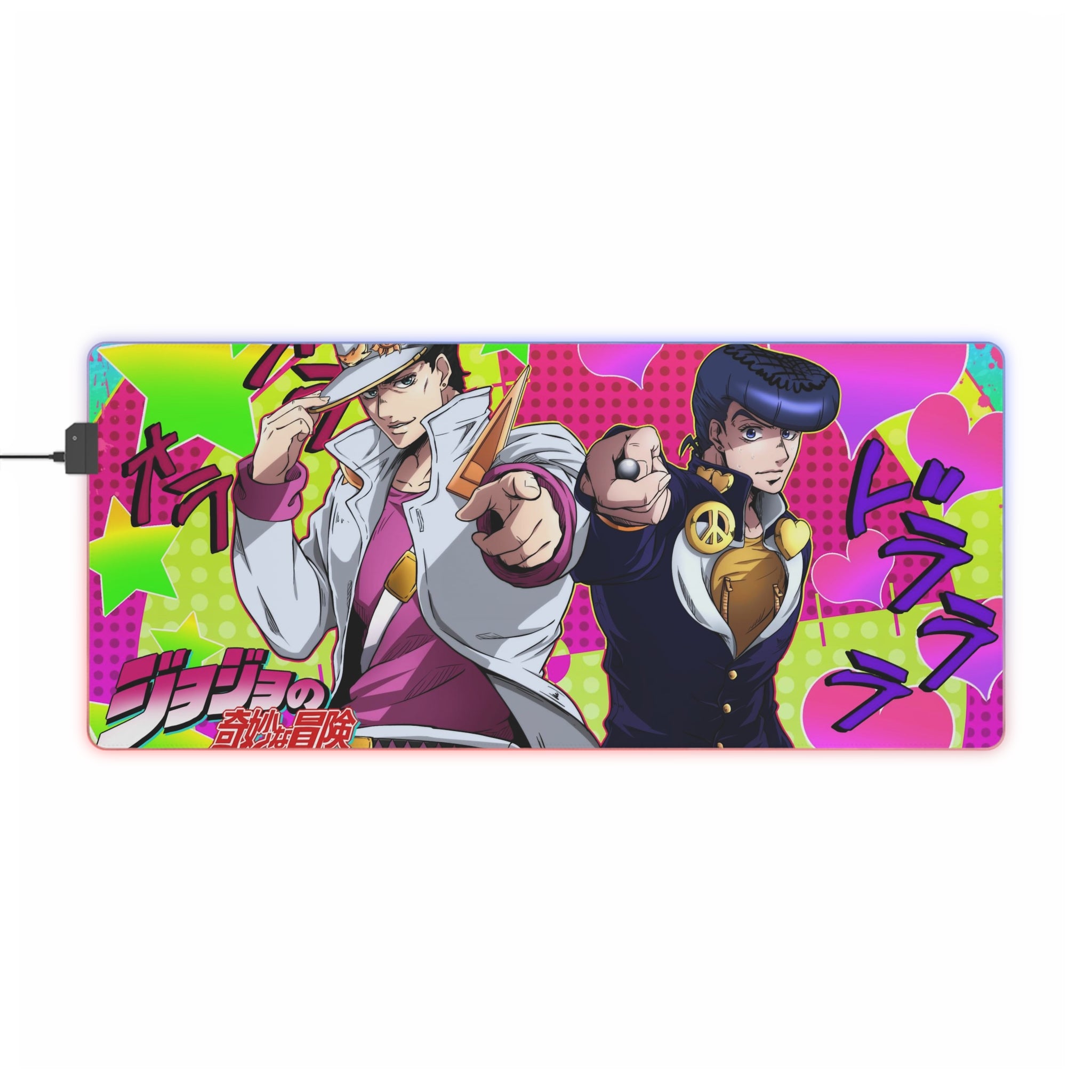 Jojo's Bizarre Adventure RGB LED Mouse Pad (Desk Mat)