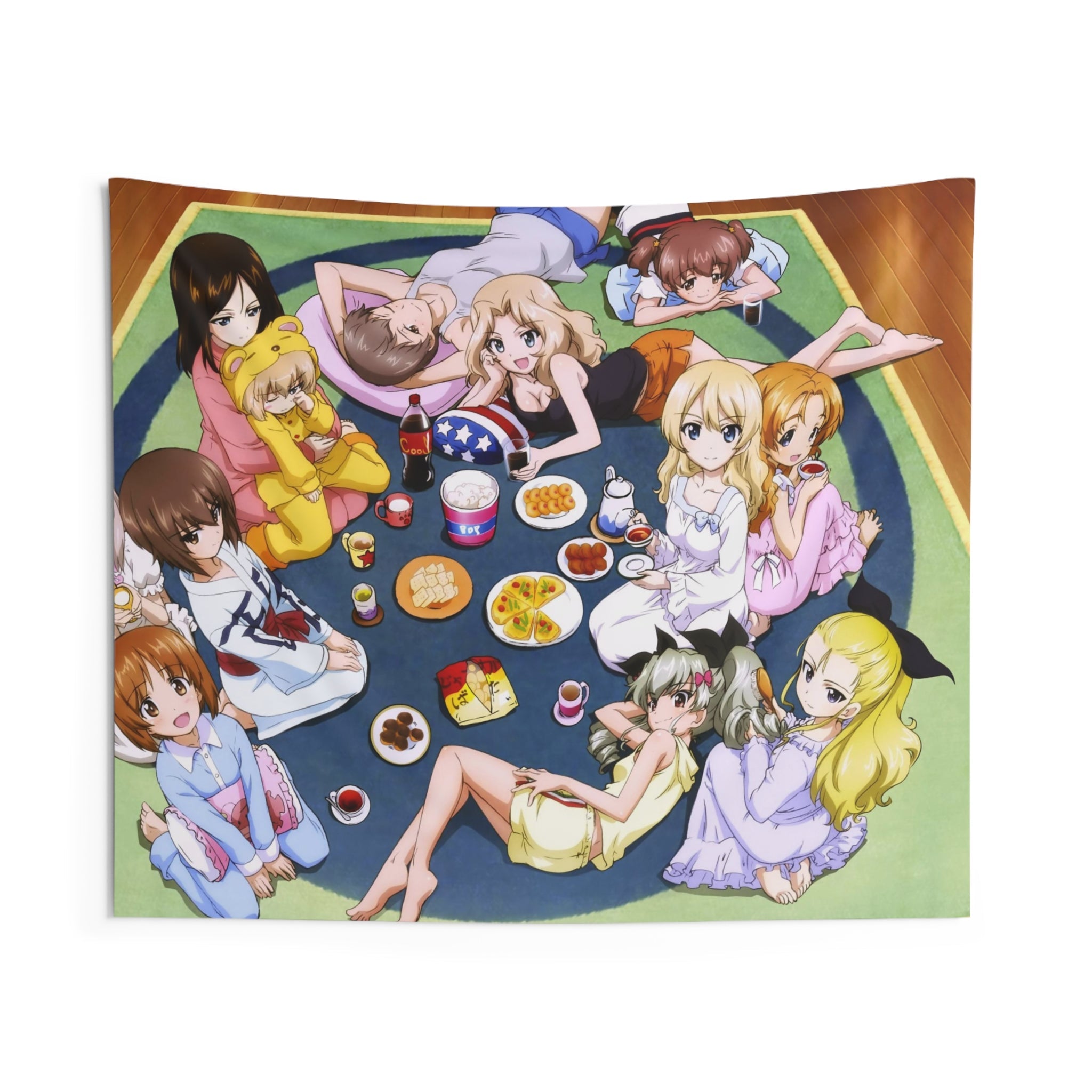 Girls und Panzer Indoor Wall Tapestry