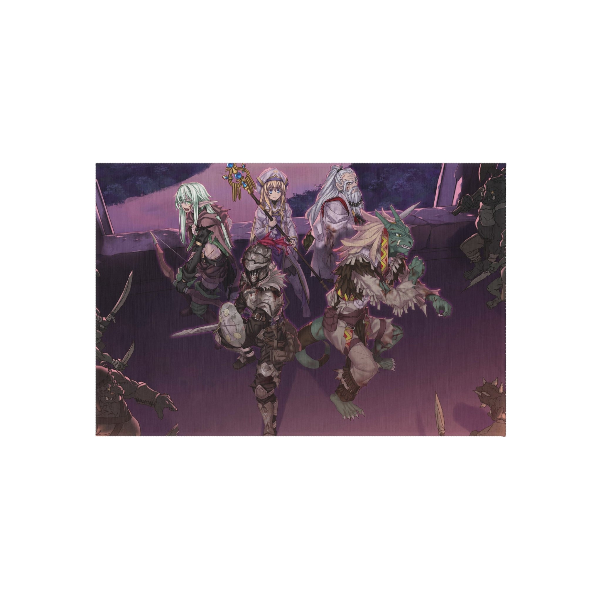 Goblin Slayer Dwarf Shaman, Goblin Slayer, High Elf Archer, Lizard Pri