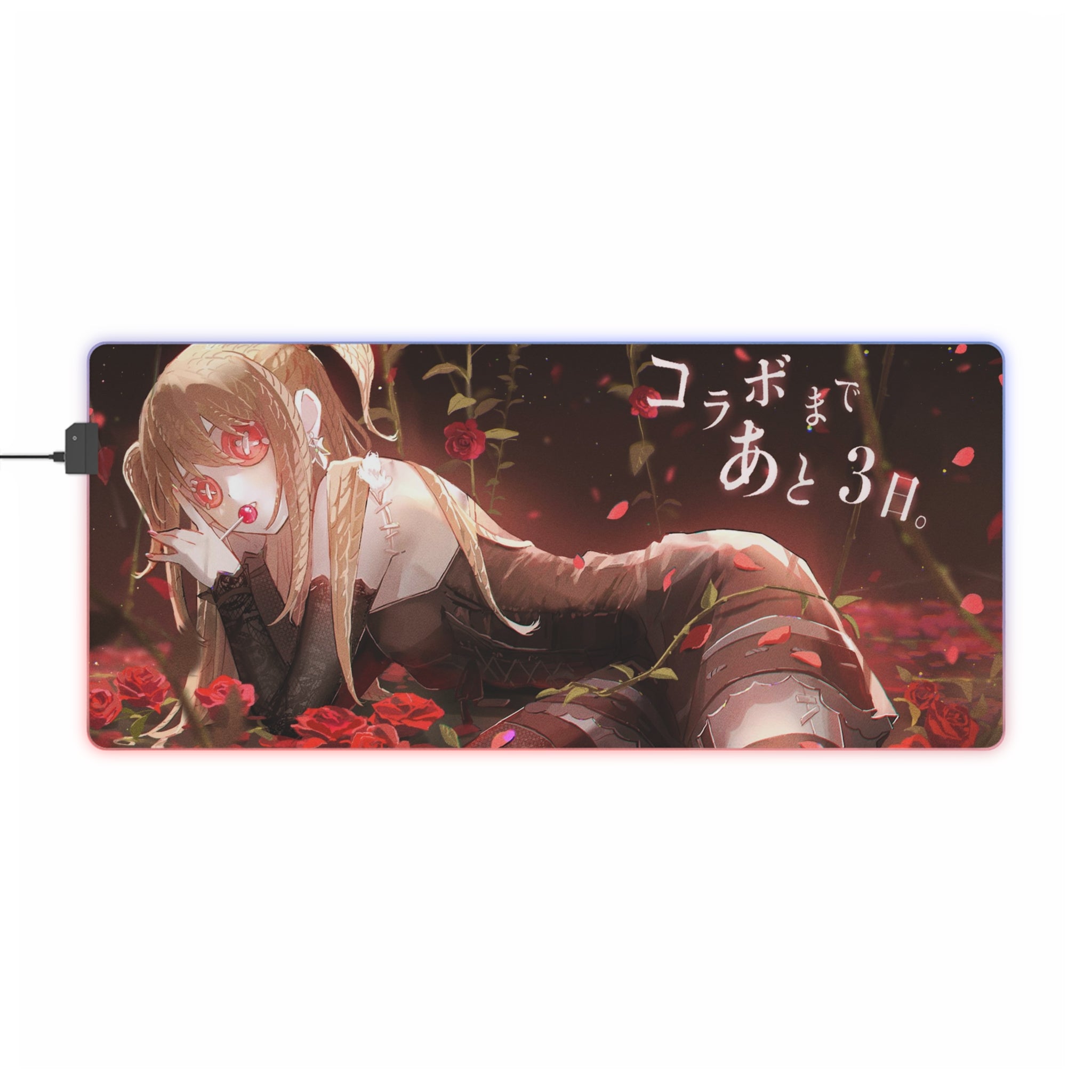 Death Note Misa Amane RGB LED Mouse Pad (Desk Mat)