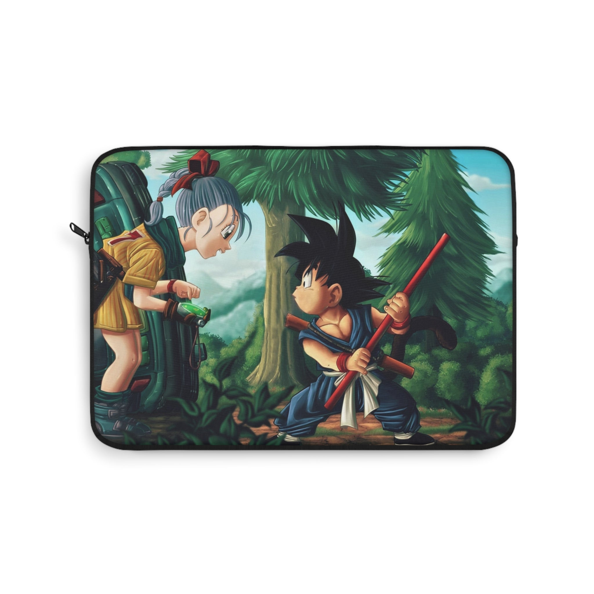 Bulma and Goku Laptop Sleeve