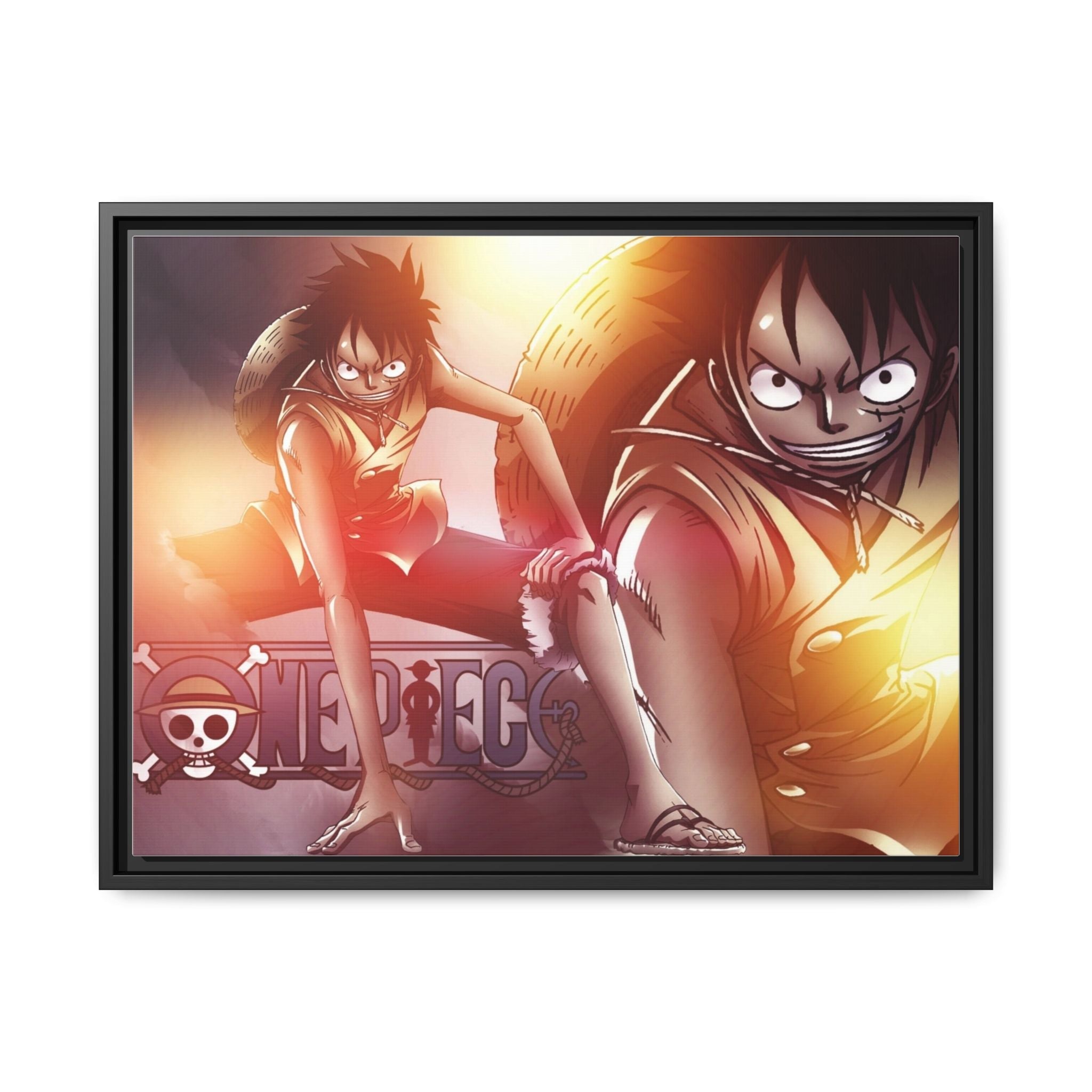 Monkey D. Luffy Canvas Framed Art Print