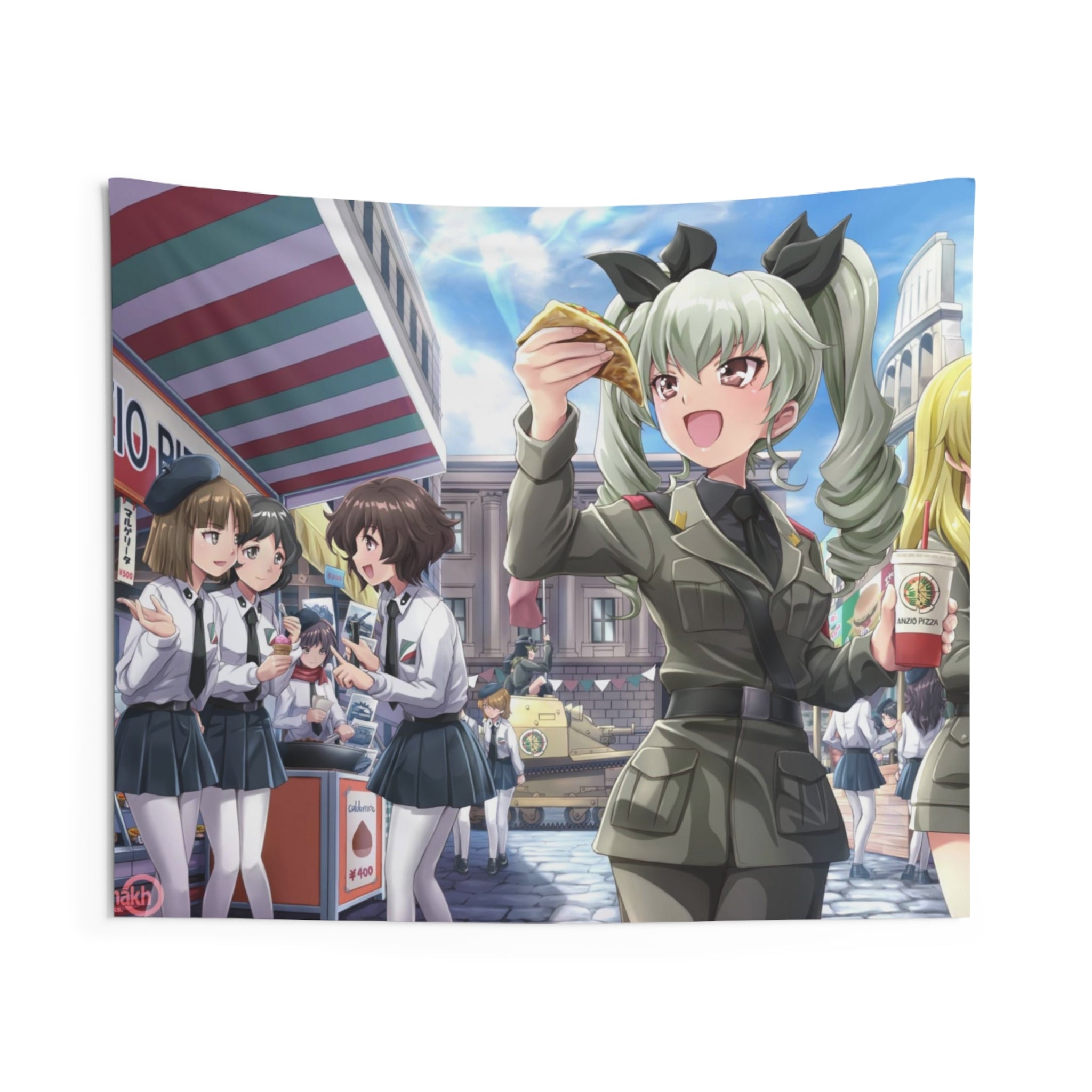 Girls und Panzer Indoor Wall Tapestry