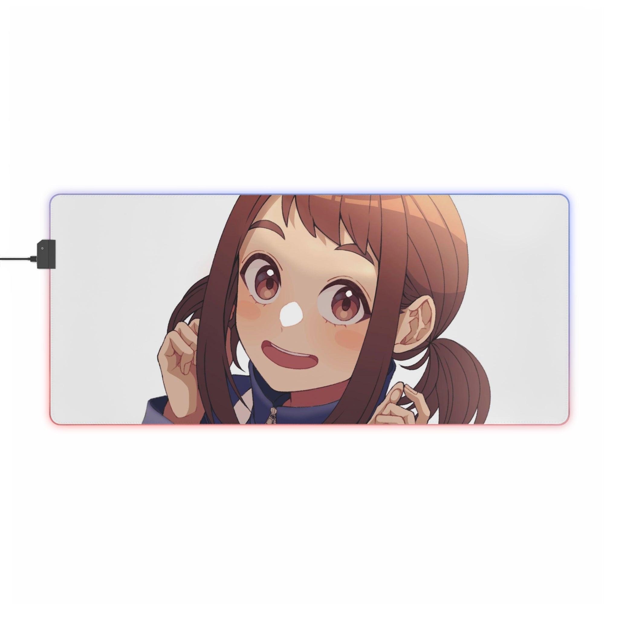 My Hero Academia Ochako Uraraka RGB LED Mouse Pad (Desk Mat)