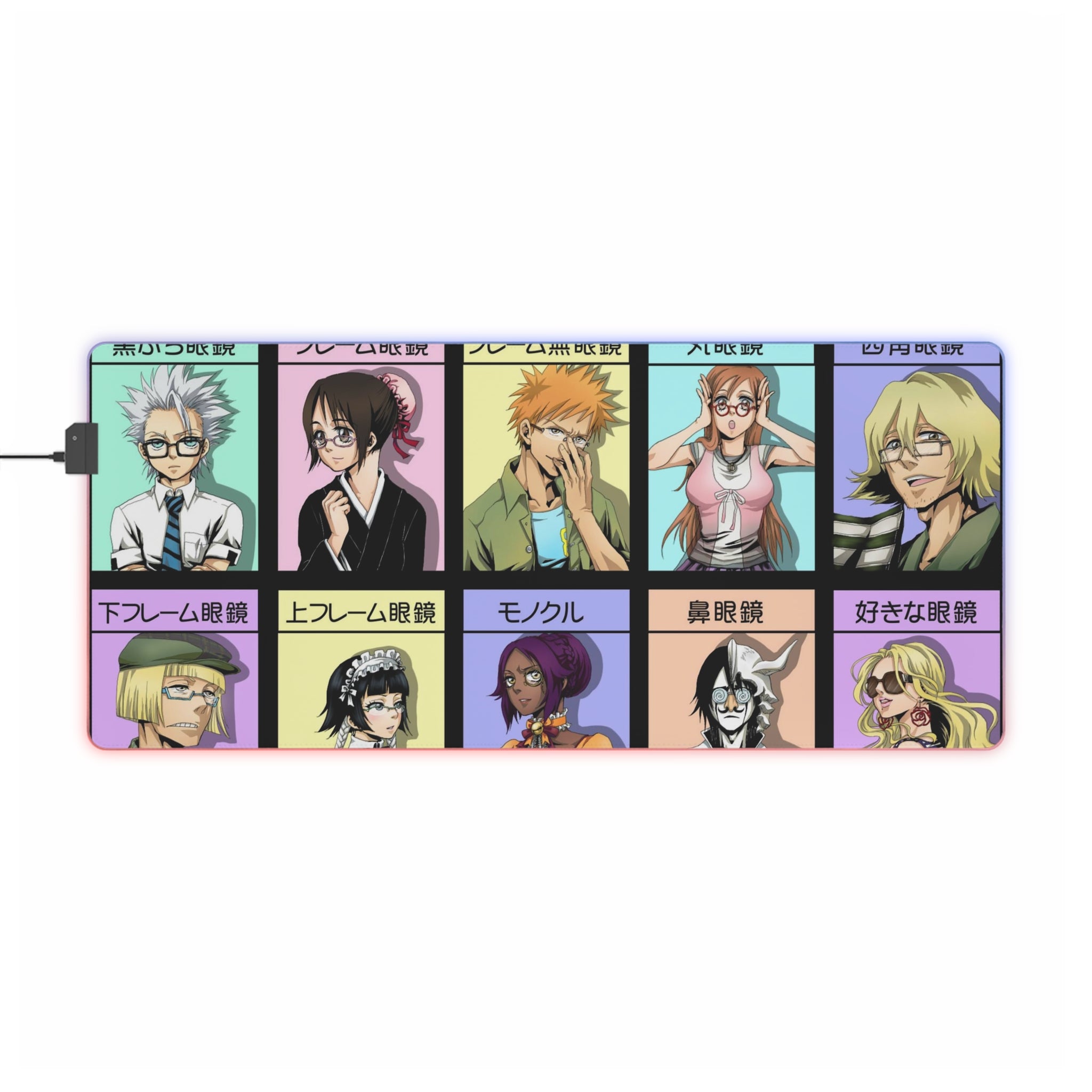 Anime Bleach RGB LED Mouse Pad (Desk Mat)