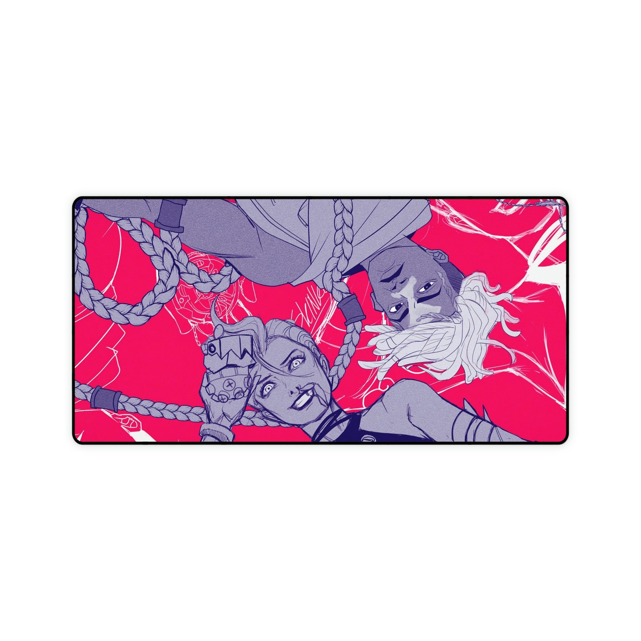 Arcane Ekko Jinx Mouse Pad (Desk Mat)