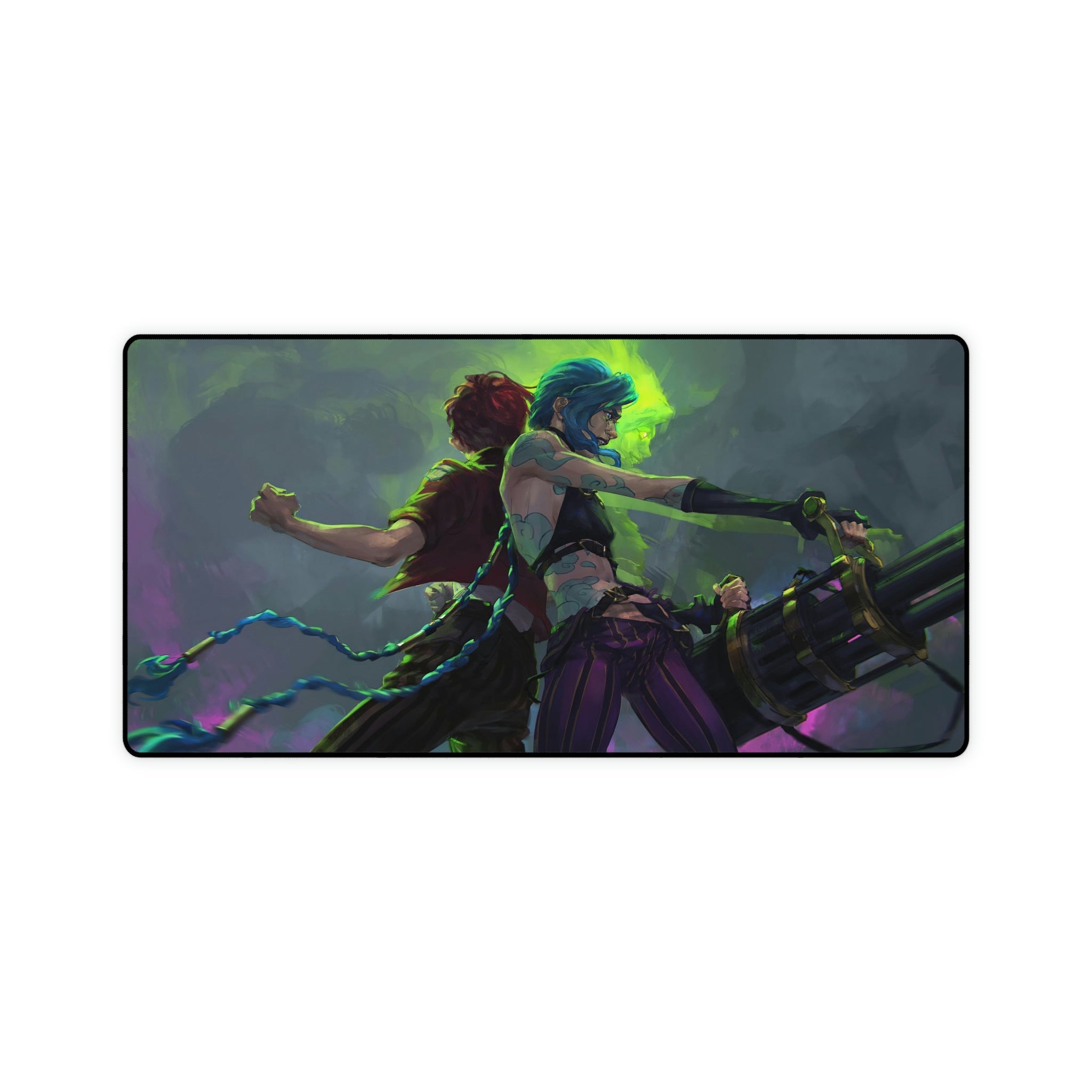 Arcane Jinx Vi Netflix Series Mouse Pad (Desk Mat)