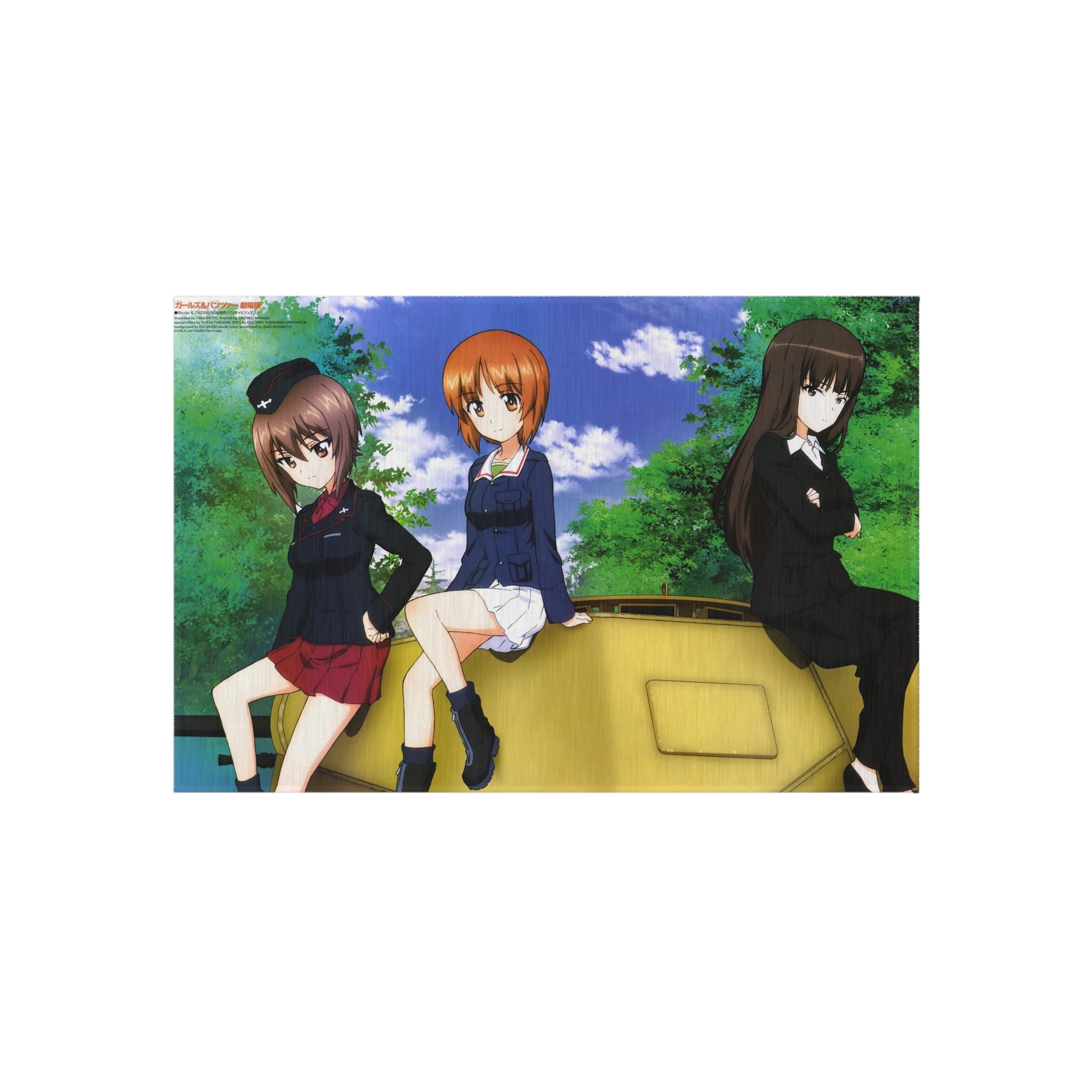 Girls und Panzer Rug