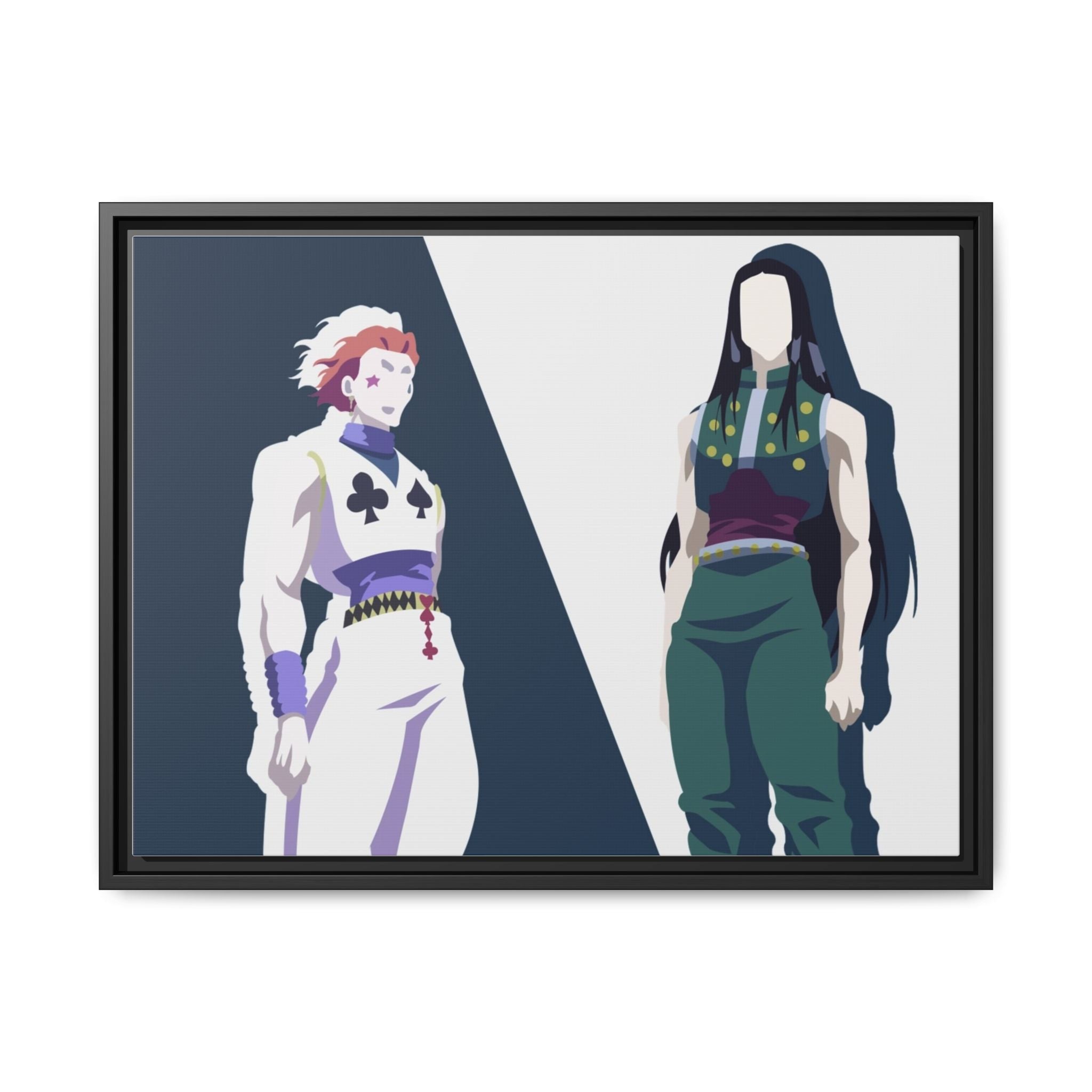 Hunter x Hunter Illumi Zoldyck Canvas Framed Art Print