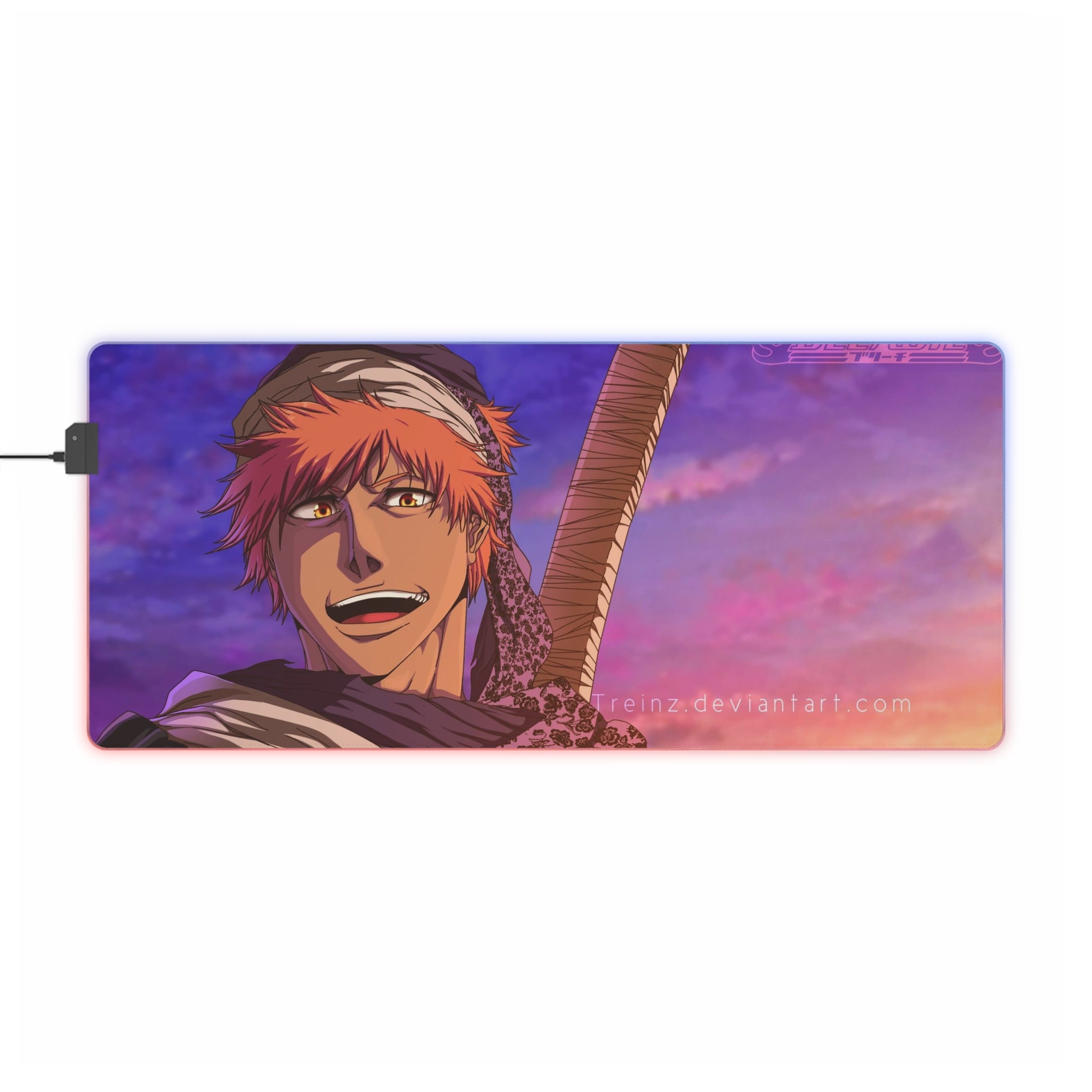 Anime Bleach RGB LED Mouse Pad (Desk Mat)