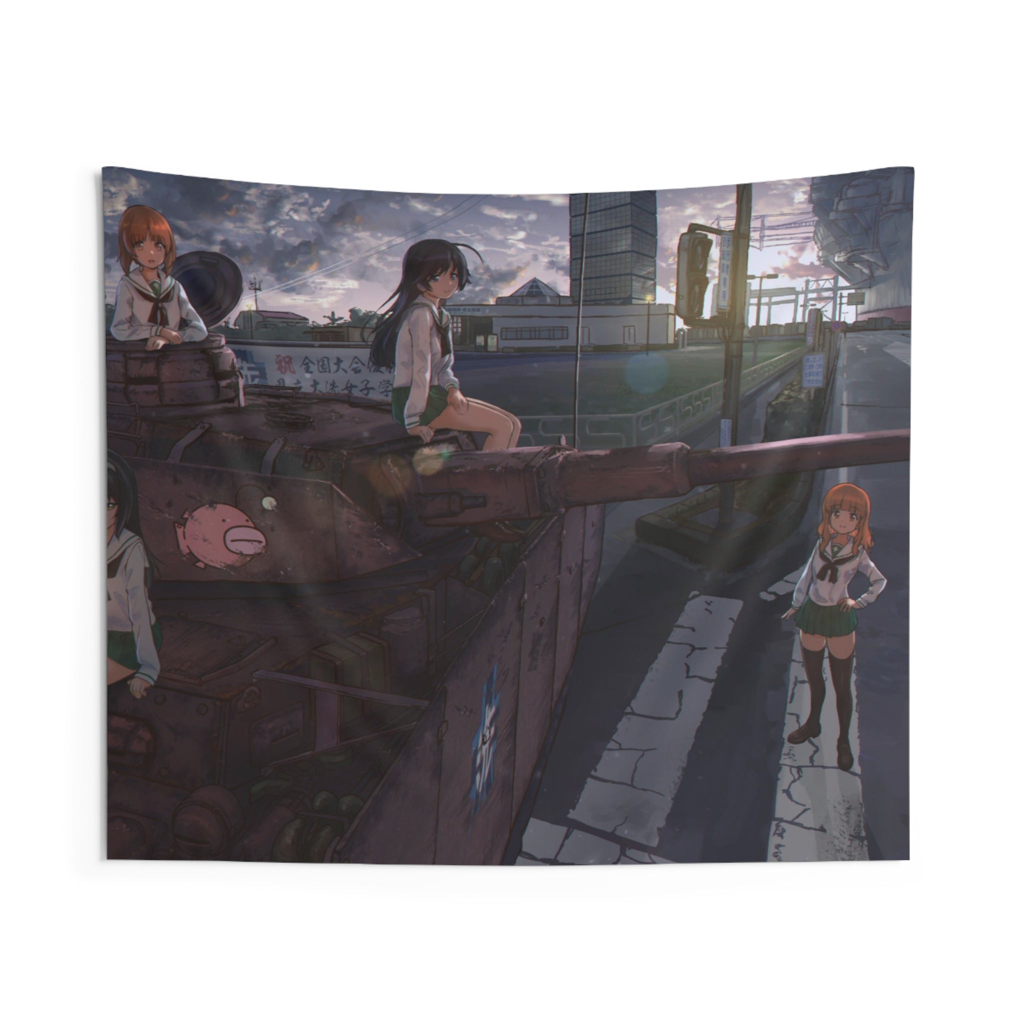 Girls und Panzer Indoor Wall Tapestry