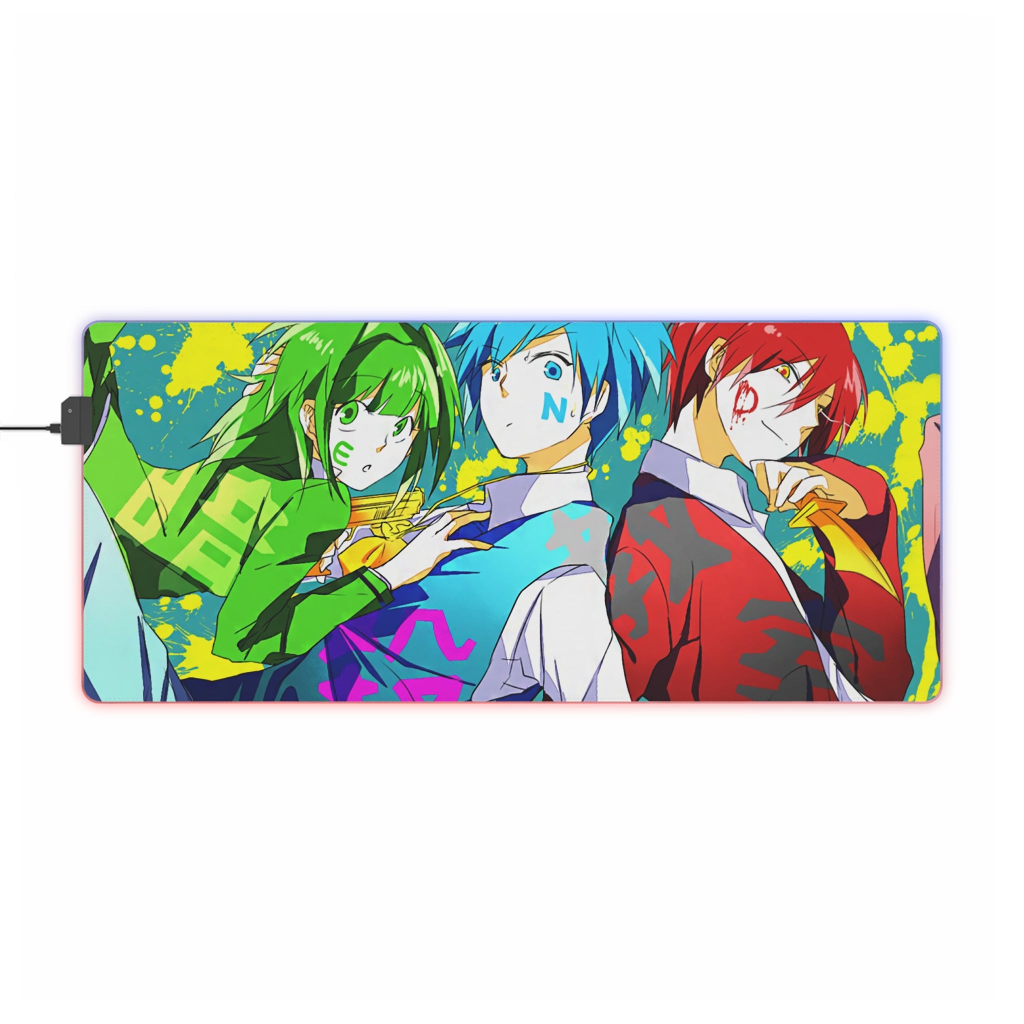 Kaede,Nagisa and Karma RGB LED Mouse Pad (Desk Mat)
