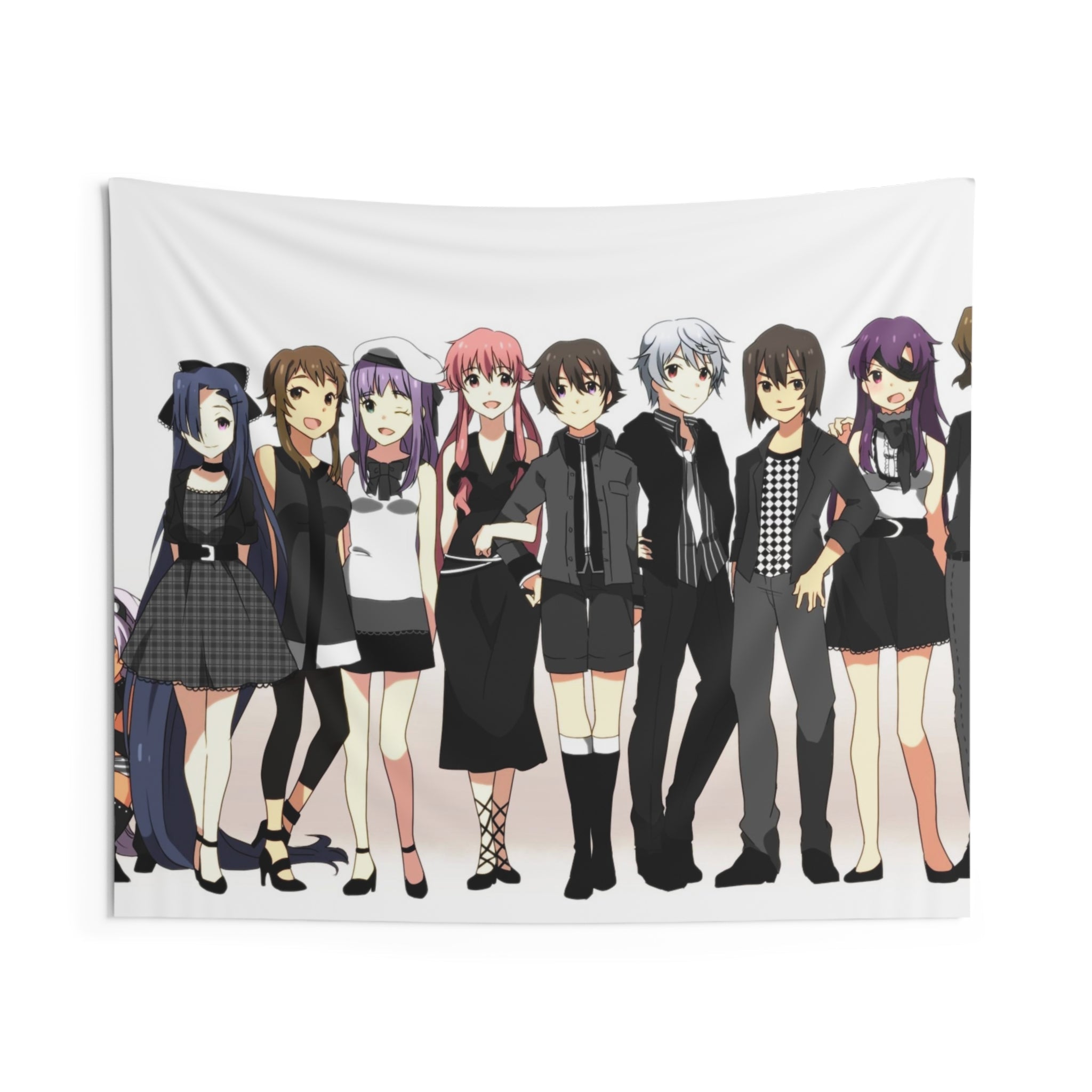 Mirai Nikki Yuno Gasai, Yukiteru Amano, Aru Akise, Muru Muru, Tsubaki