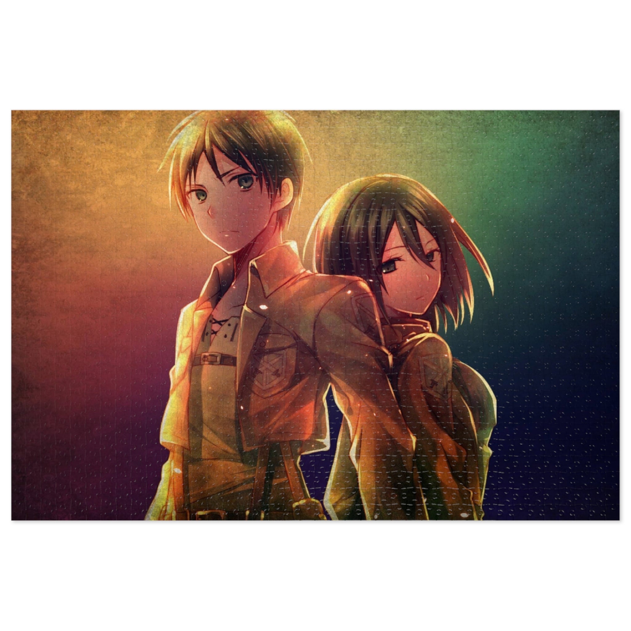 Eren Yeager and Mikasa Ackerman Jigsaw Puzzle