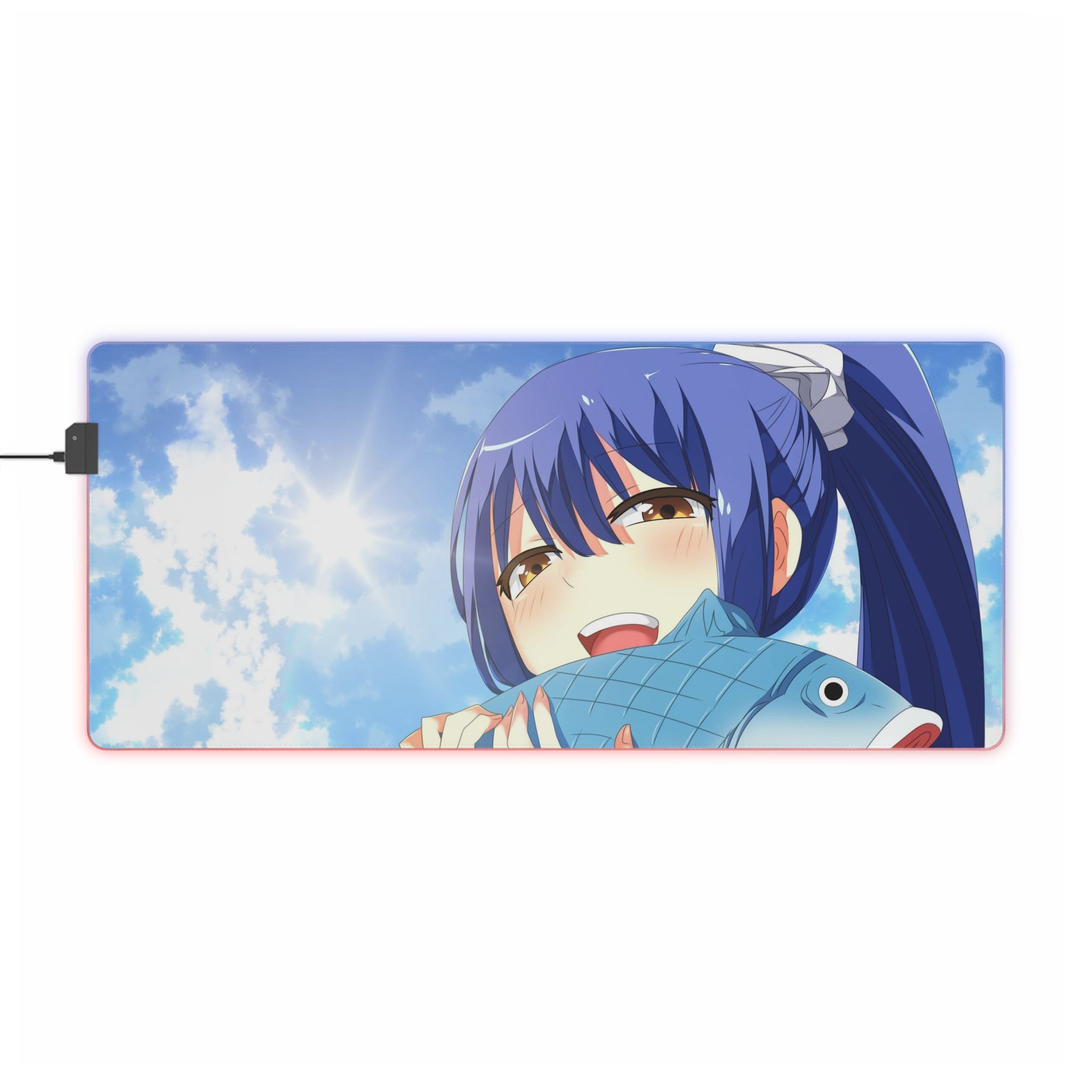 Fairy Tail Wendy Marvell RGB LED Mouse Pad (Desk Mat)